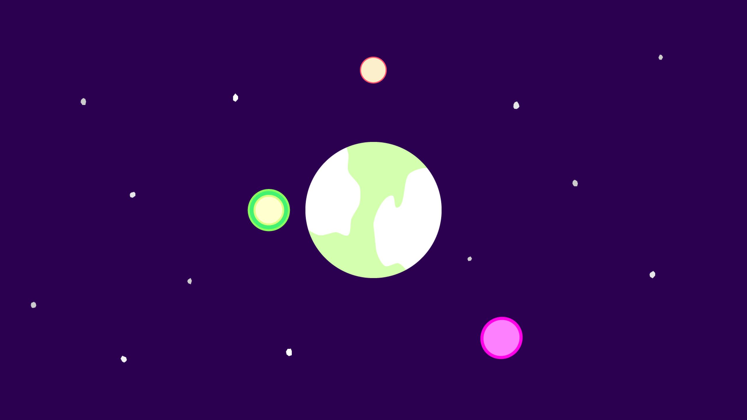 Solar System Minimal Wallpapers - Top Free Solar System Minimal ...