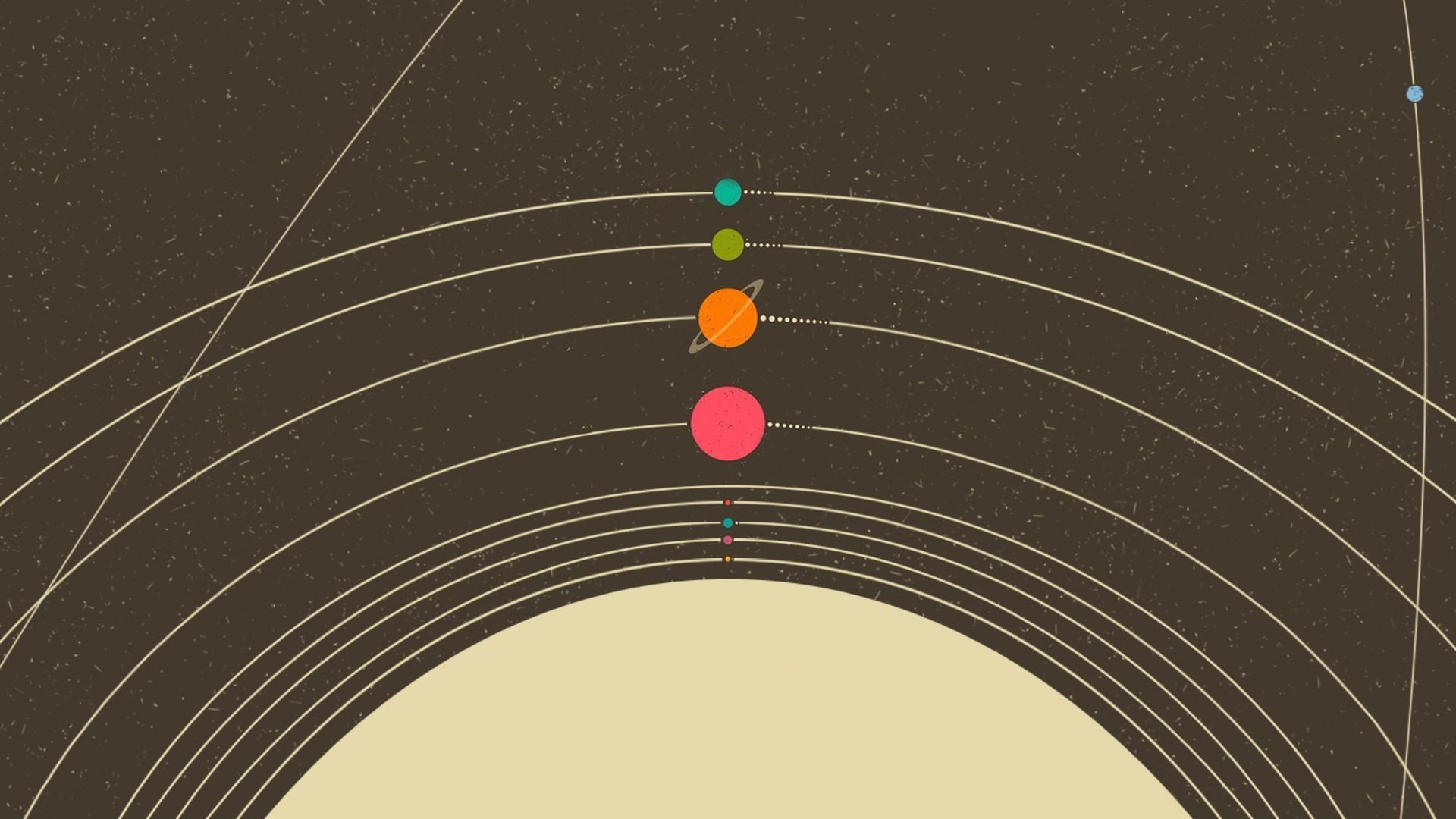Solar System Minimal Wallpapers - Top Free Solar System Minimal ...