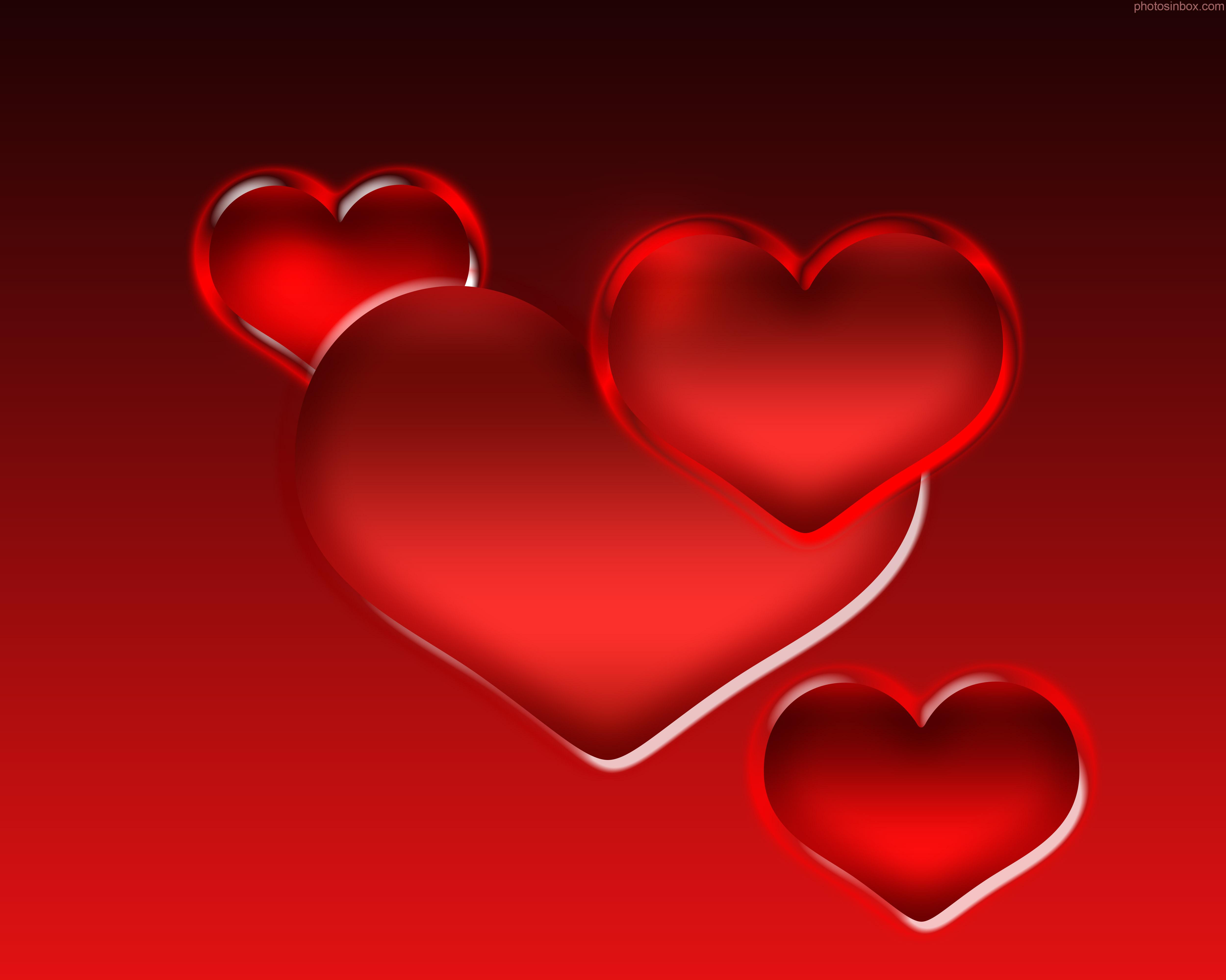 Red Heart Desktop Wallpapers - Top Free Red Heart Desktop Backgrounds ...