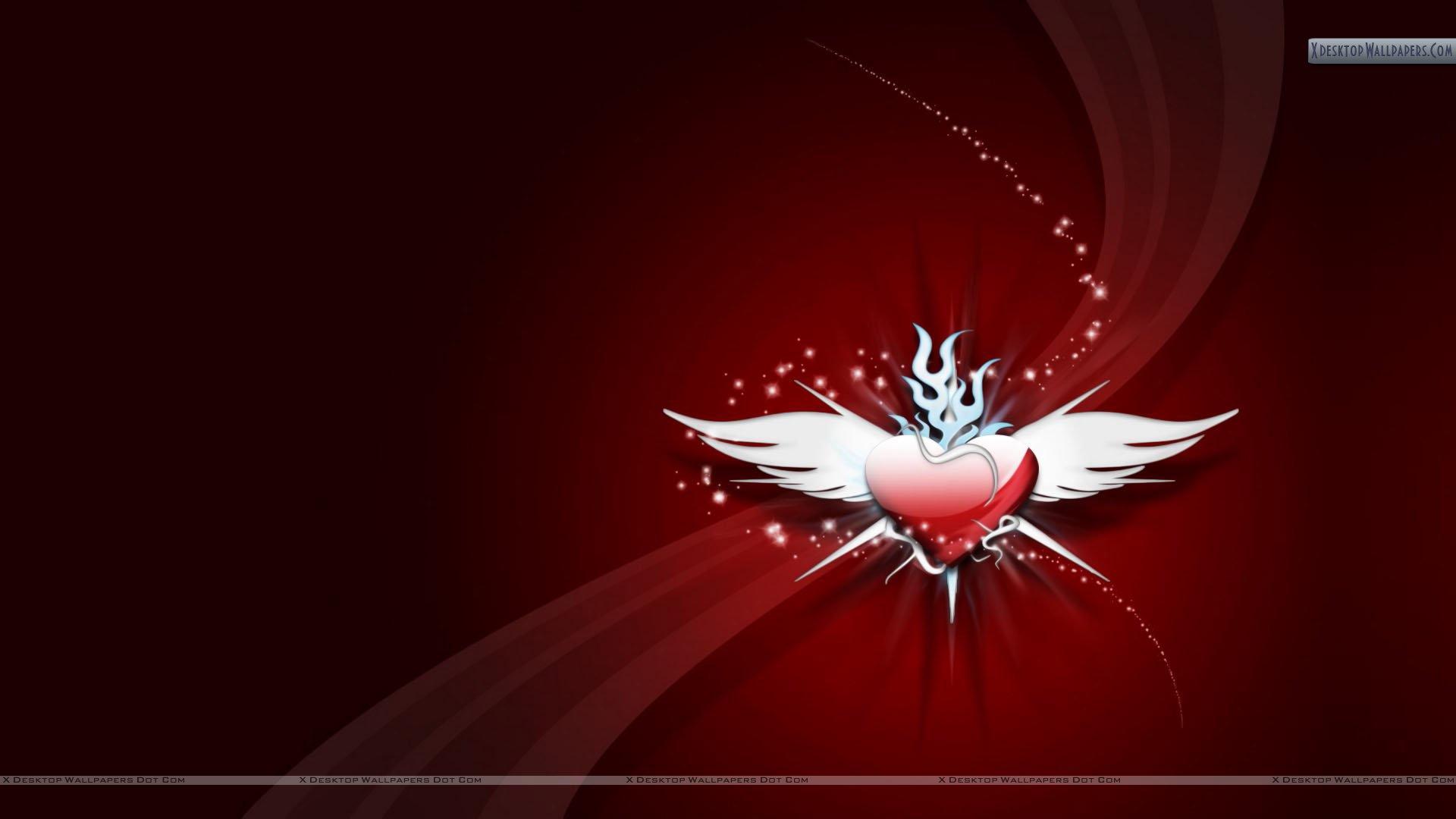 Red Heart Desktop Wallpapers - Top Free Red Heart Desktop Backgrounds ...