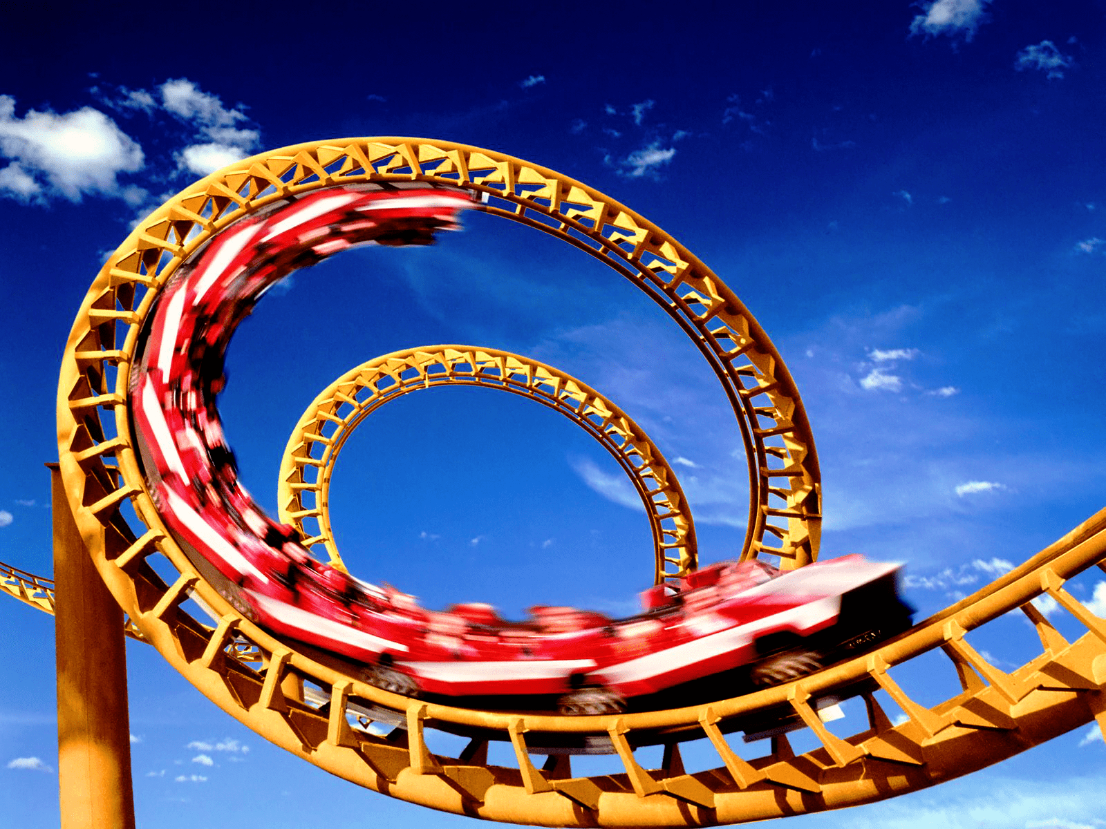 Cool Roller Coaster Wallpapers - Top Free Cool Roller Coaster Backgrounds - WallpaperAccess