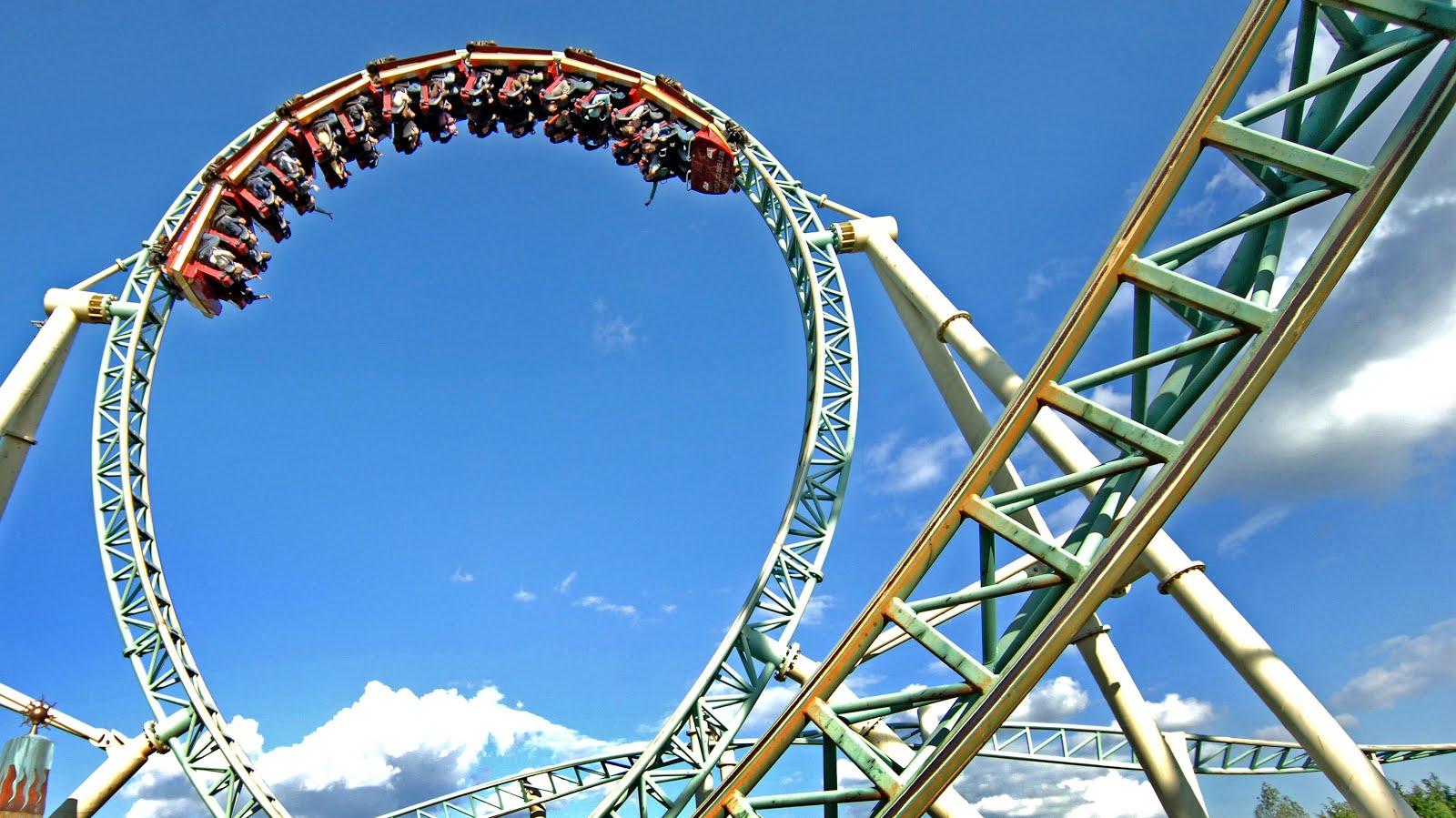Cool Roller Coaster Wallpapers - Top Free Cool Roller Coaster Backgrounds - WallpaperAccess