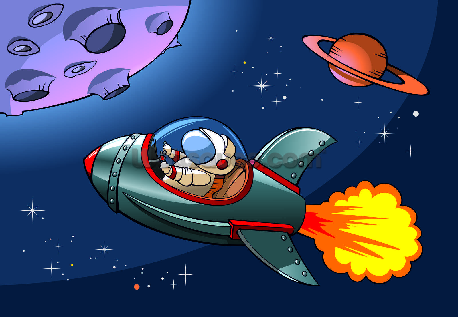 Cartoon Spaceship Wallpapers - Top Free Cartoon Spaceship Backgrounds ...