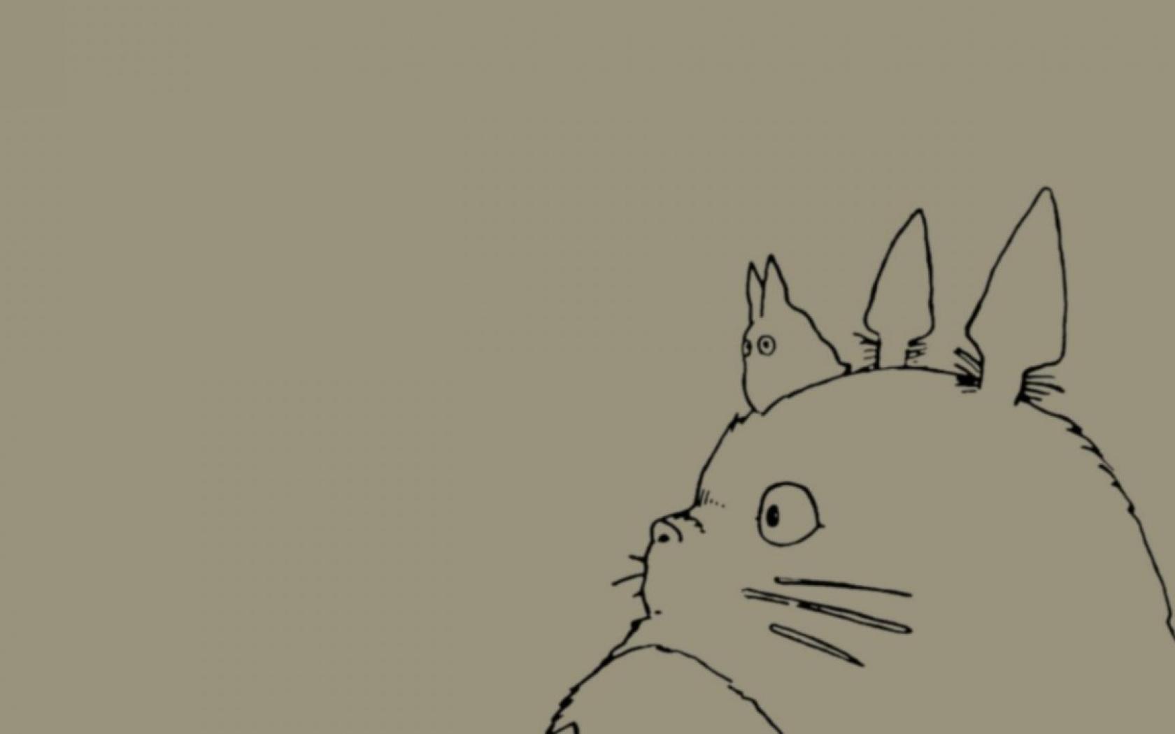 Black And White Totoro Wallpapers Top Free Black And White Totoro