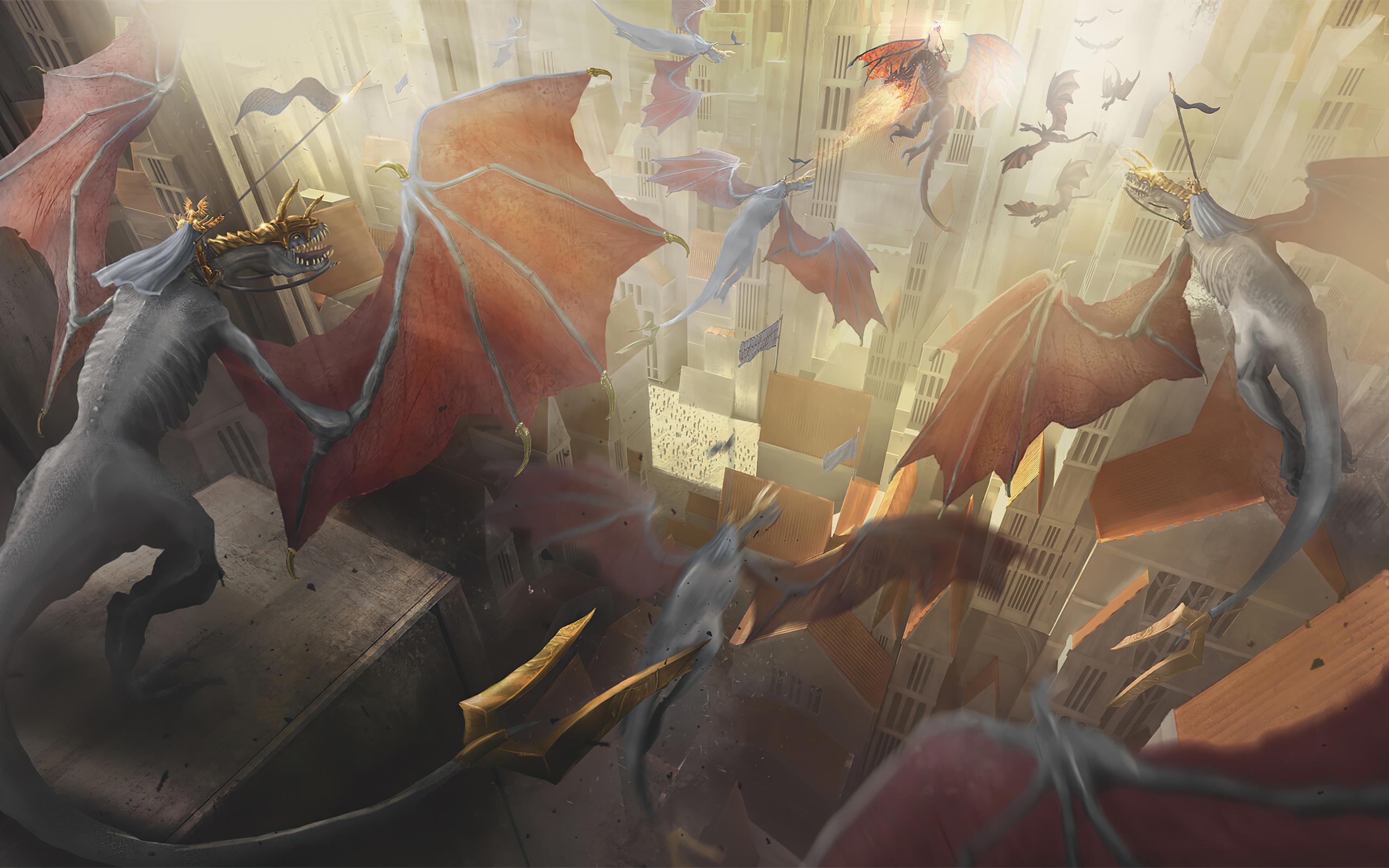 Cool Dragon Battle Wallpapers - Top Free Cool Dragon Battle Backgrounds ...