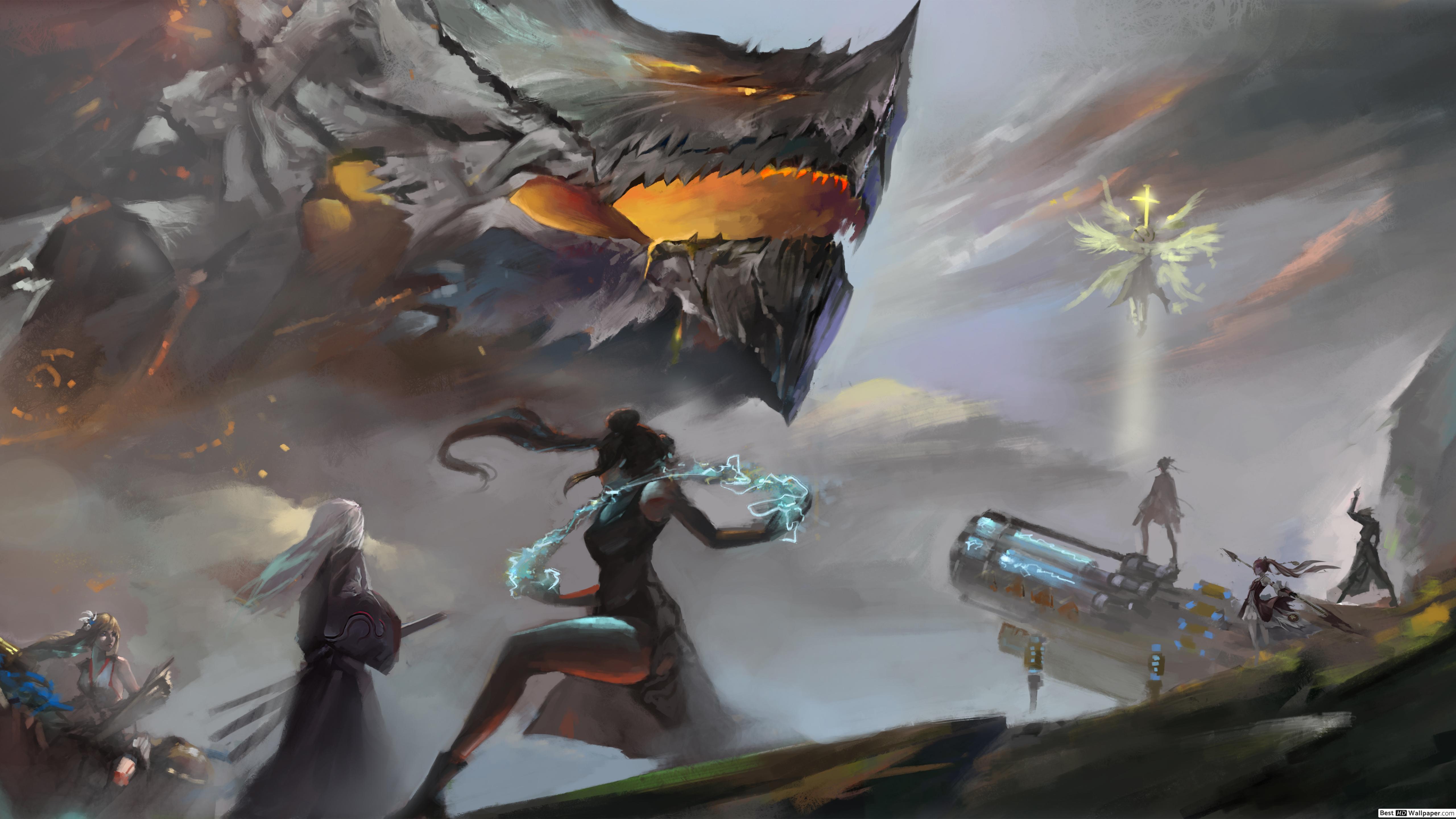 Cool Dragon Battle Wallpapers - Top Free Cool Dragon Battle Backgrounds ...