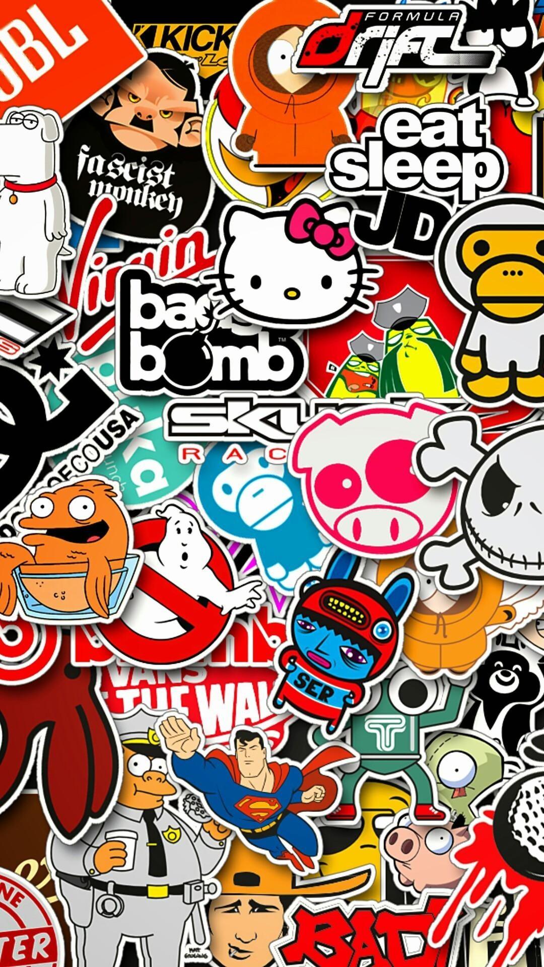Sticker Bomb Phone Wallpapers - Top Free Sticker Bomb Phone Backgrounds ...