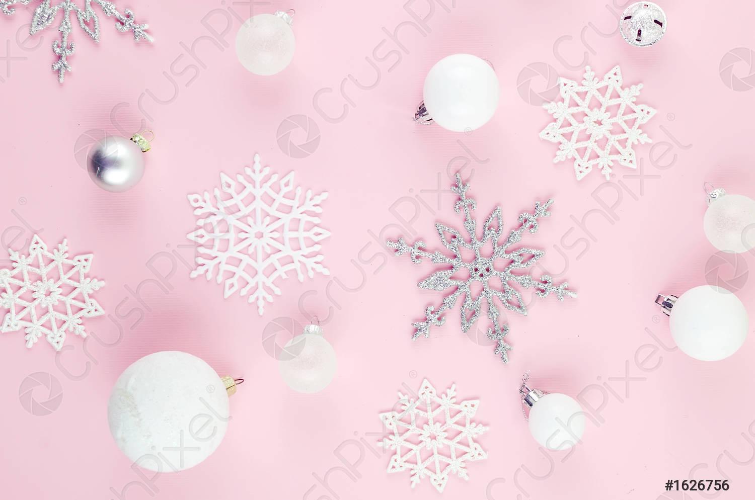 Christmas Pink Snowflake Wallpapers - Top Free Christmas Pink Snowflake ...
