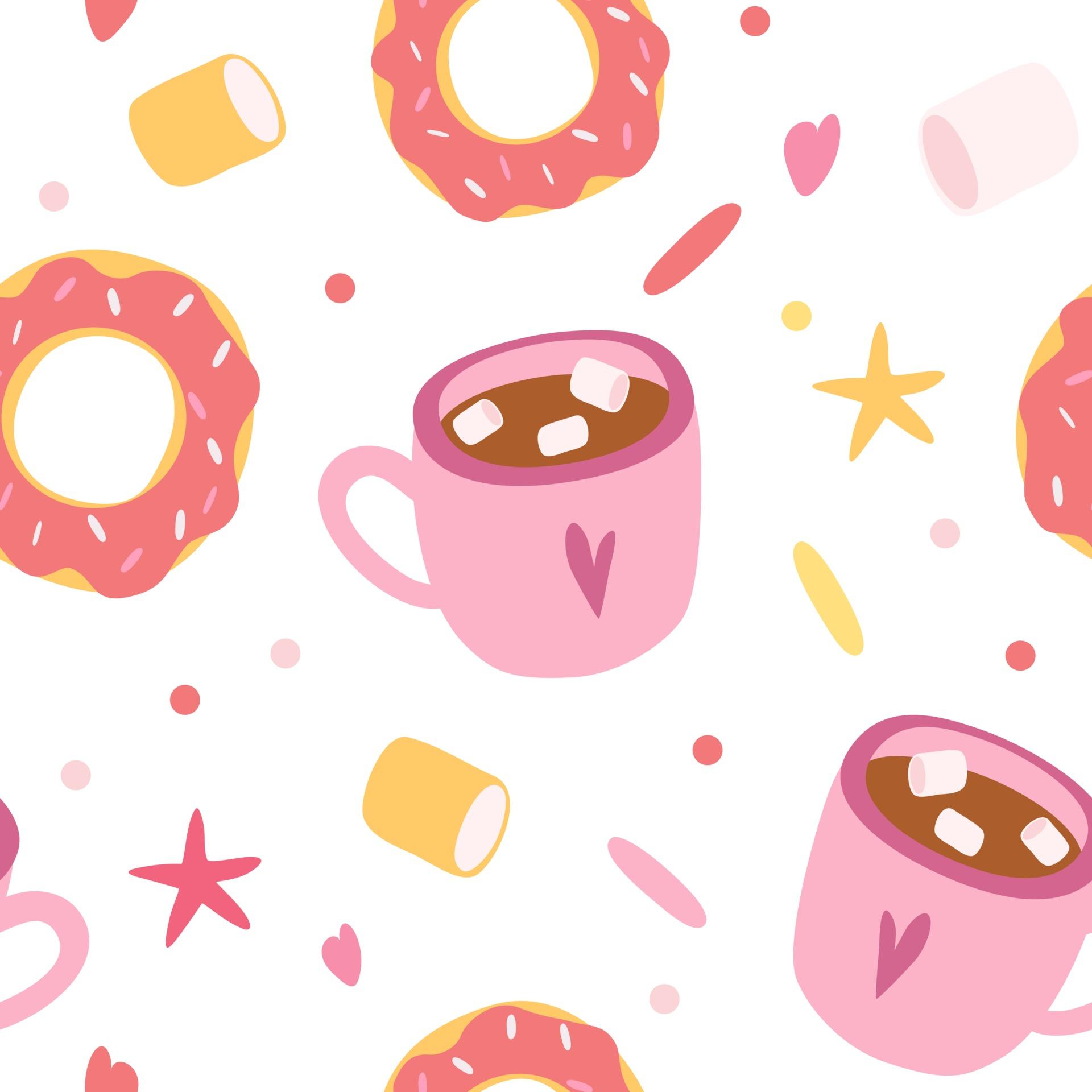 Donut Pattern Wallpapers - Top Free Donut Pattern Backgrounds ...
