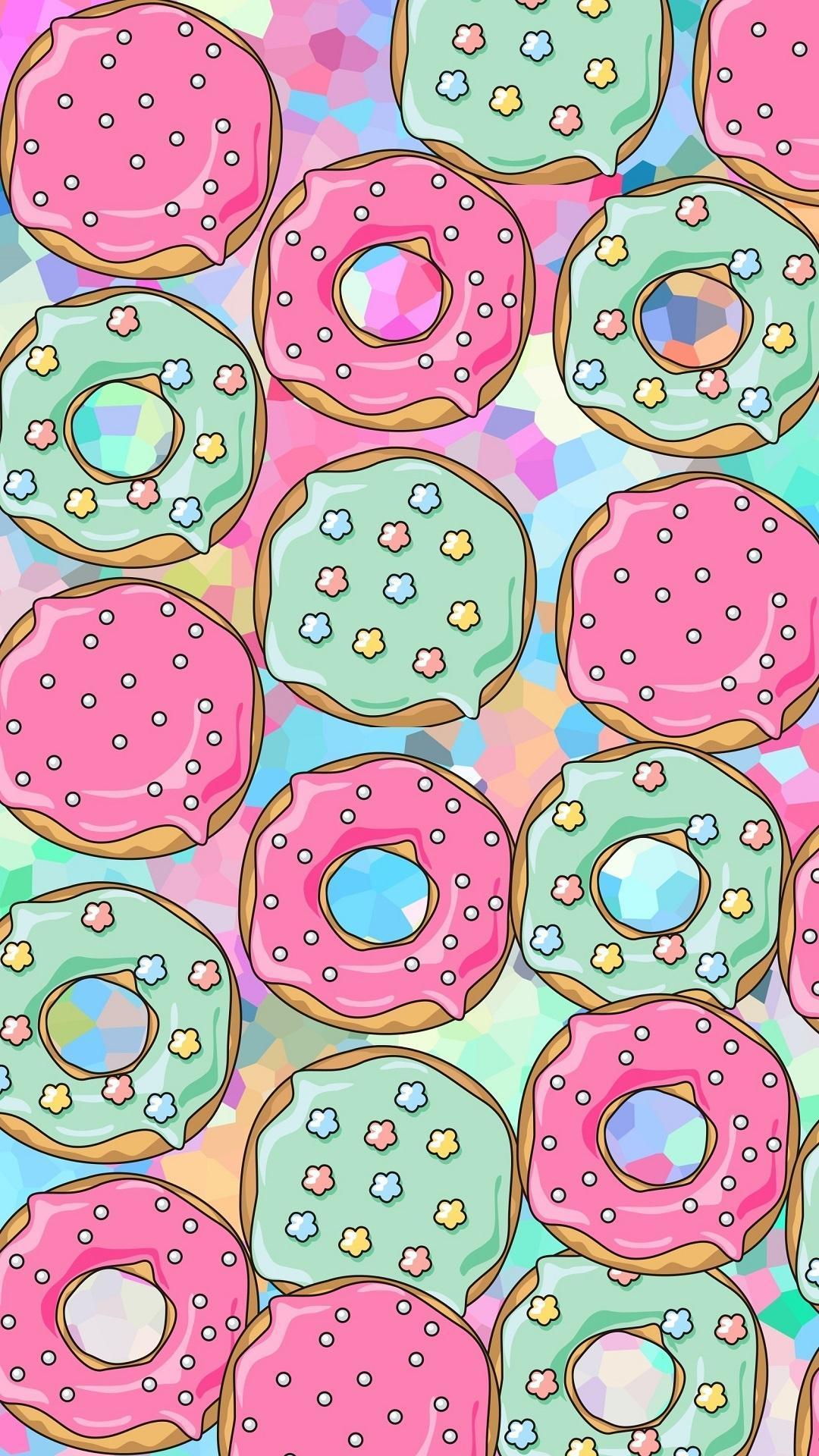 Donut Pattern Wallpapers - Top Free Donut Pattern Backgrounds ...