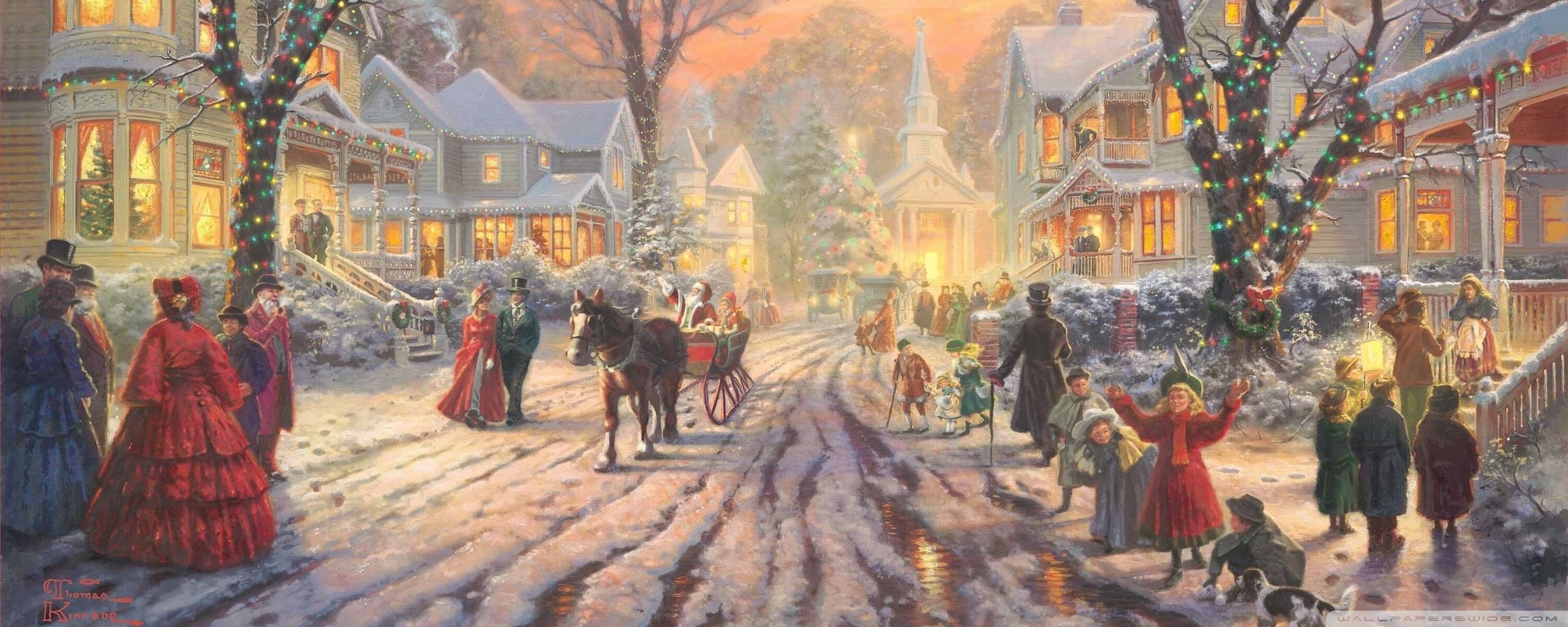 Christmas Dual Monitor Wallpapers - Top Free Christmas Dual Monitor ...