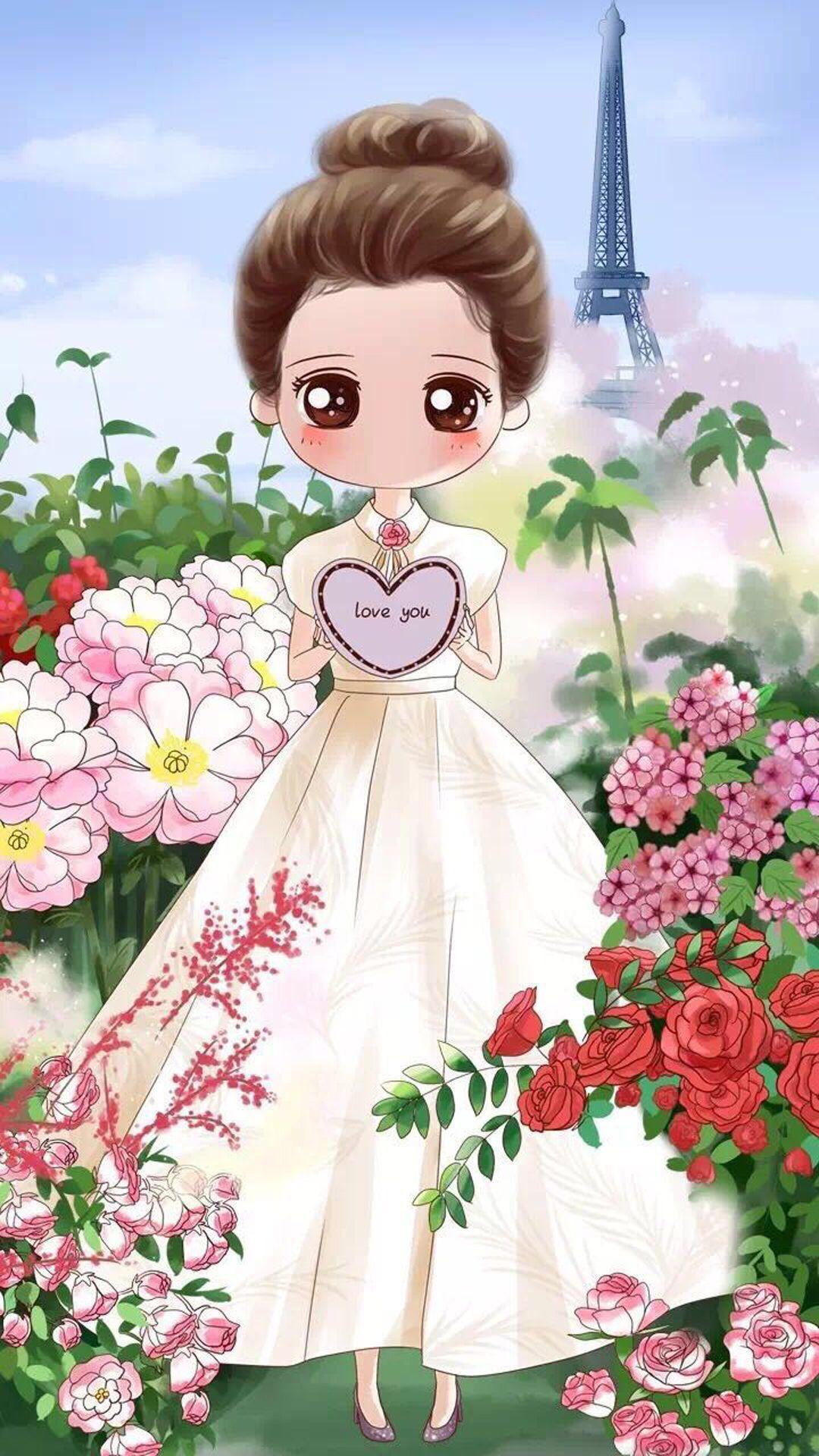 Cute Kawaii Girl Wallpapers - Top Free Cute Kawaii Girl Backgrounds ...