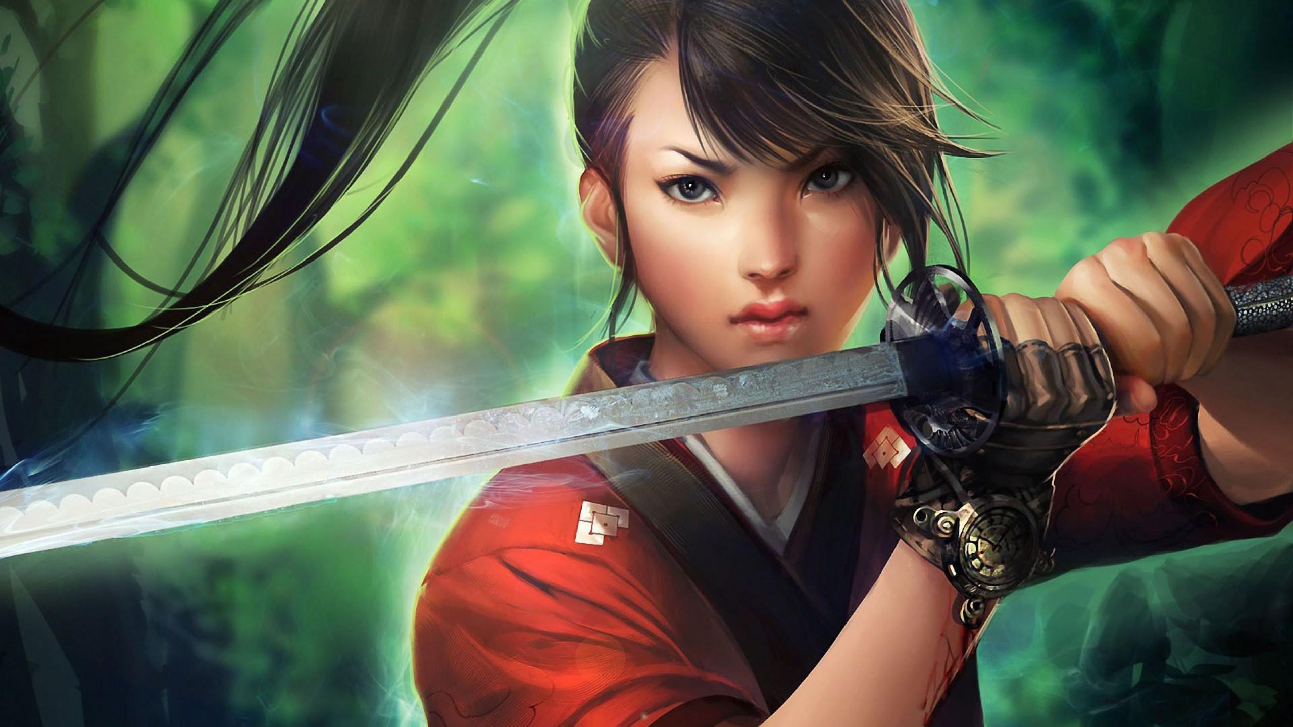 Anime Girl Ninja Wallpapers - Top Free Anime Girl Ninja Backgrounds ...