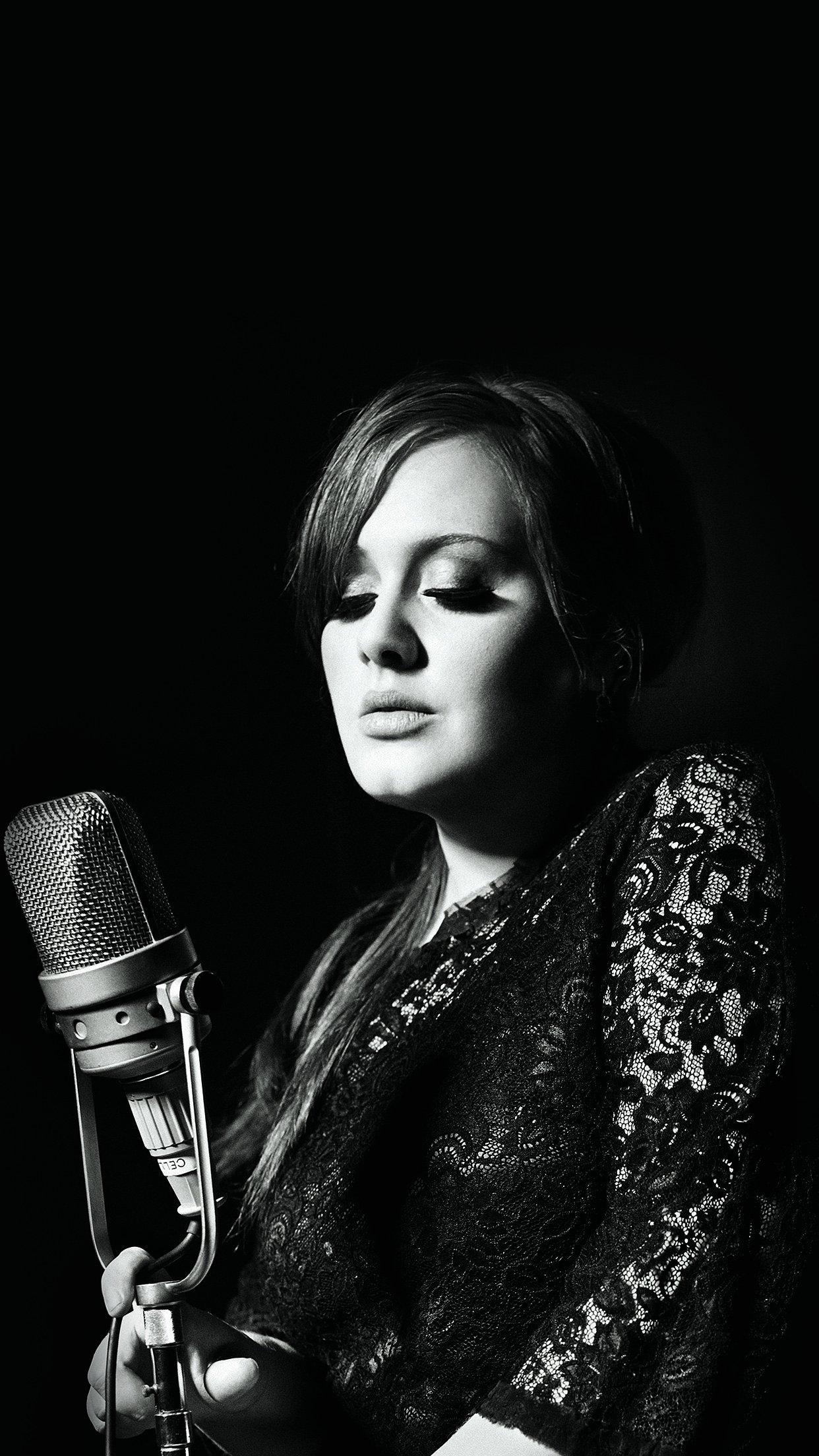 Adele Black and White Wallpapers - Top Free Adele Black and White ...