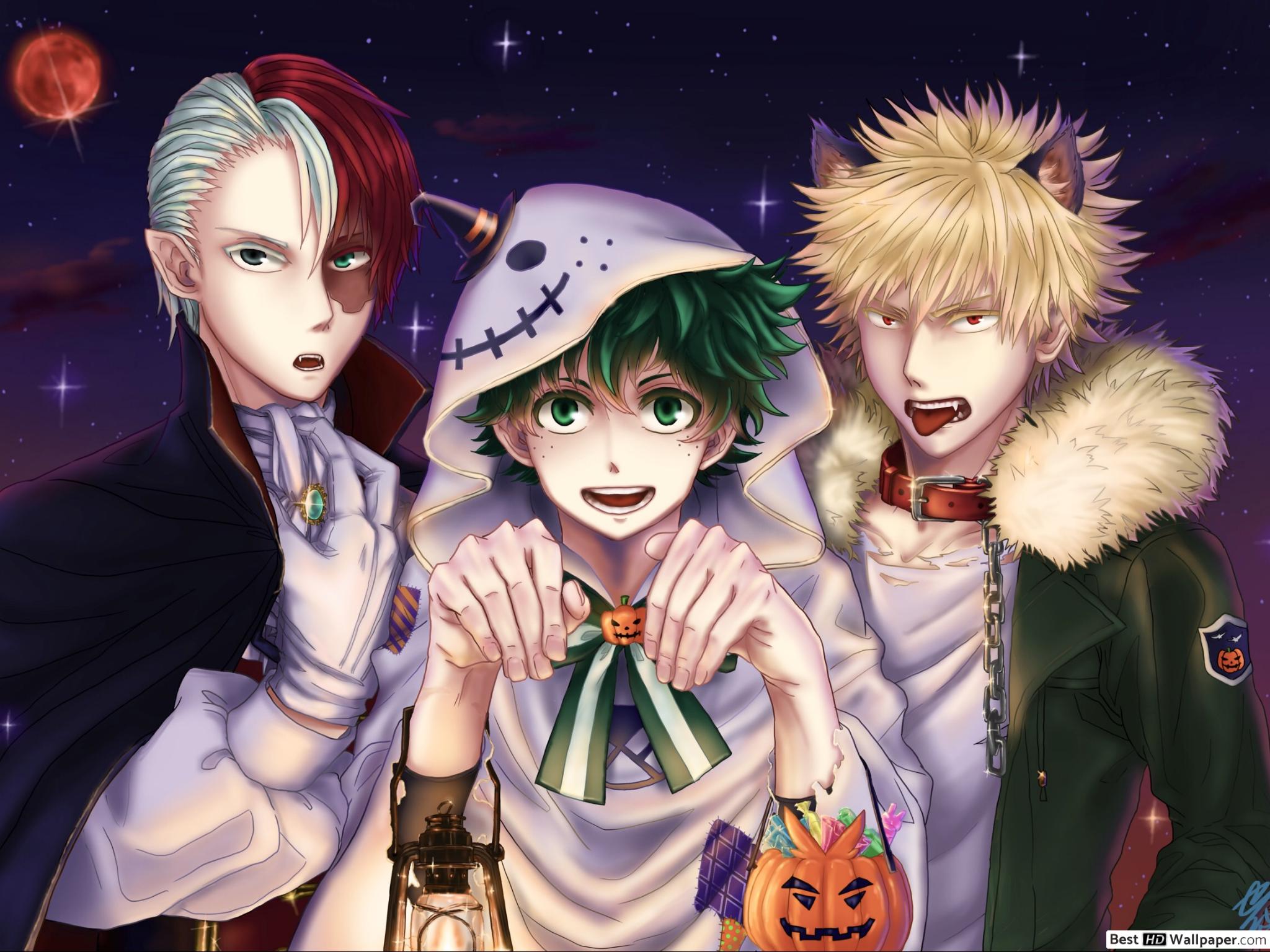 MHA Halloween Wallpapers - Top Free MHA Halloween Backgrounds ...