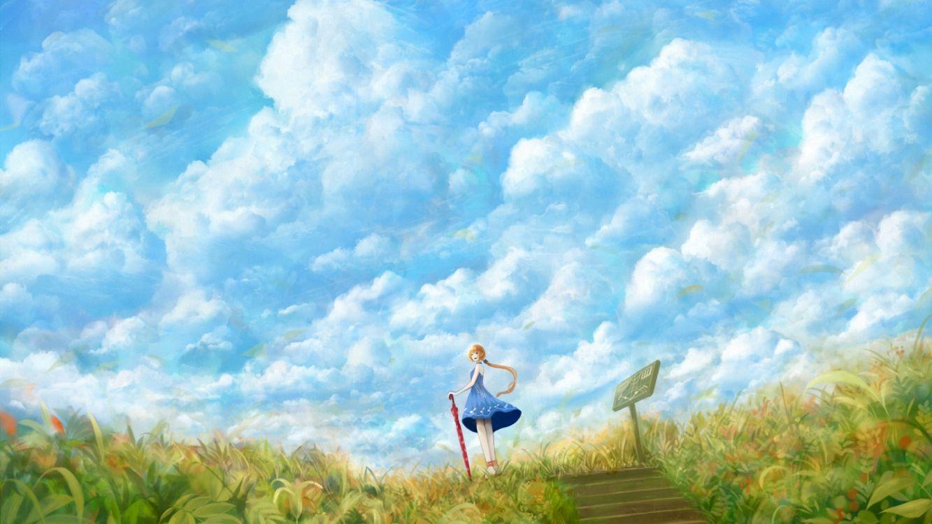 Cloudy Anime Wallpapers - Top Free Cloudy Anime Backgrounds ...