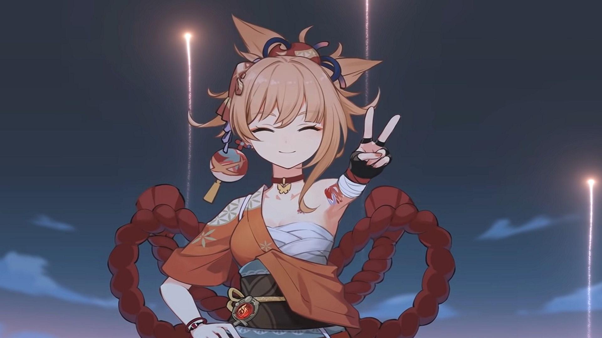 Yoimiya Wallpapers - Top Free Yoimiya Backgrounds - WallpaperAccess