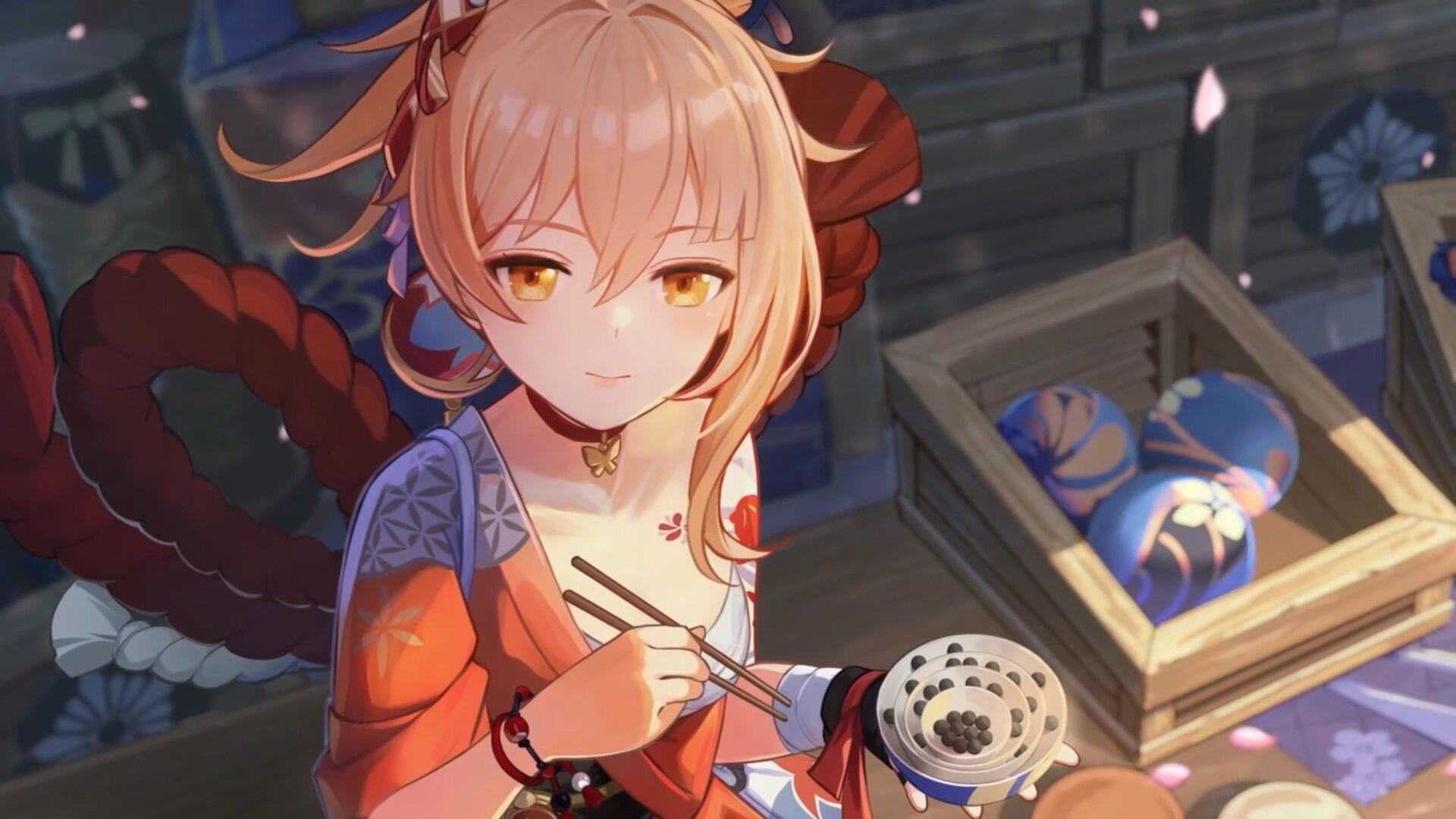 Yoimiya Wallpapers - Top Free Yoimiya Backgrounds - WallpaperAccess