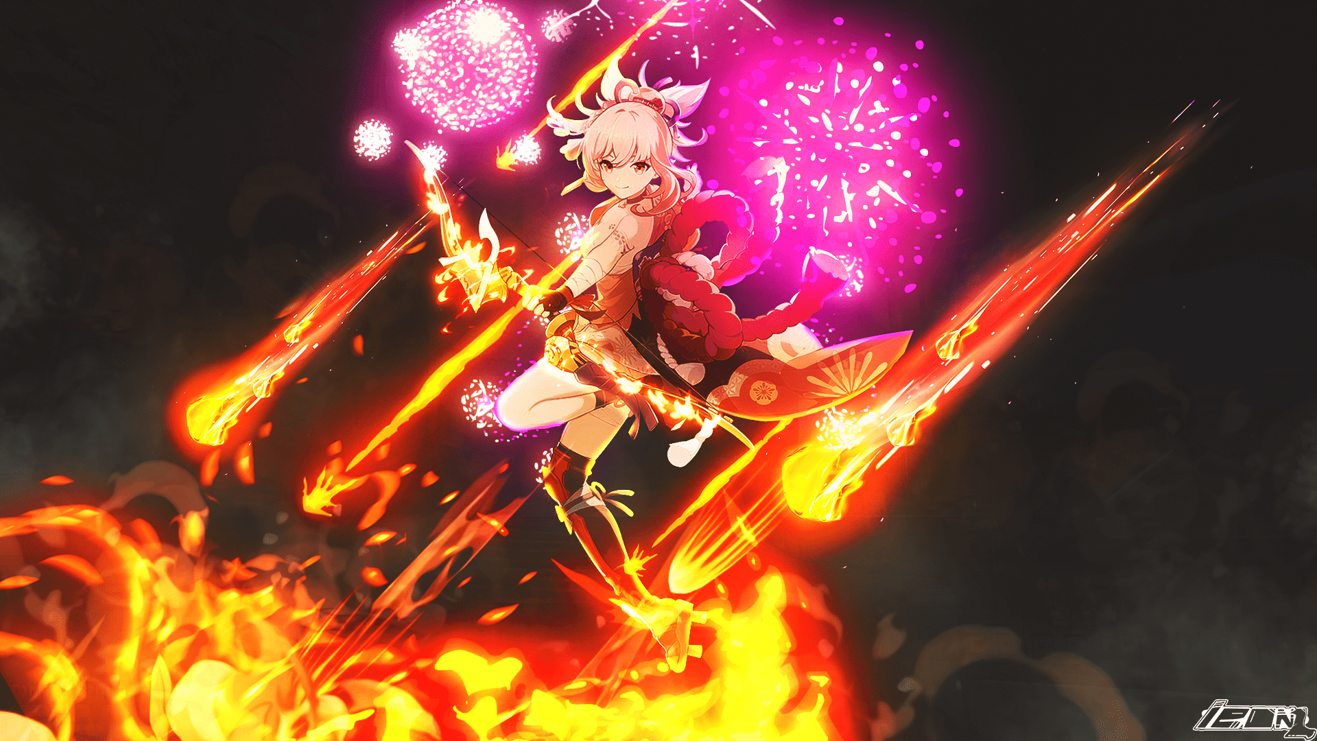 Yoimiya Wallpapers - Top Free Yoimiya Backgrounds - WallpaperAccess