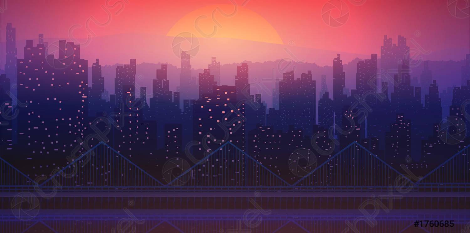 City Vector Wallpapers - Top Free City Vector Backgrounds - WallpaperAccess