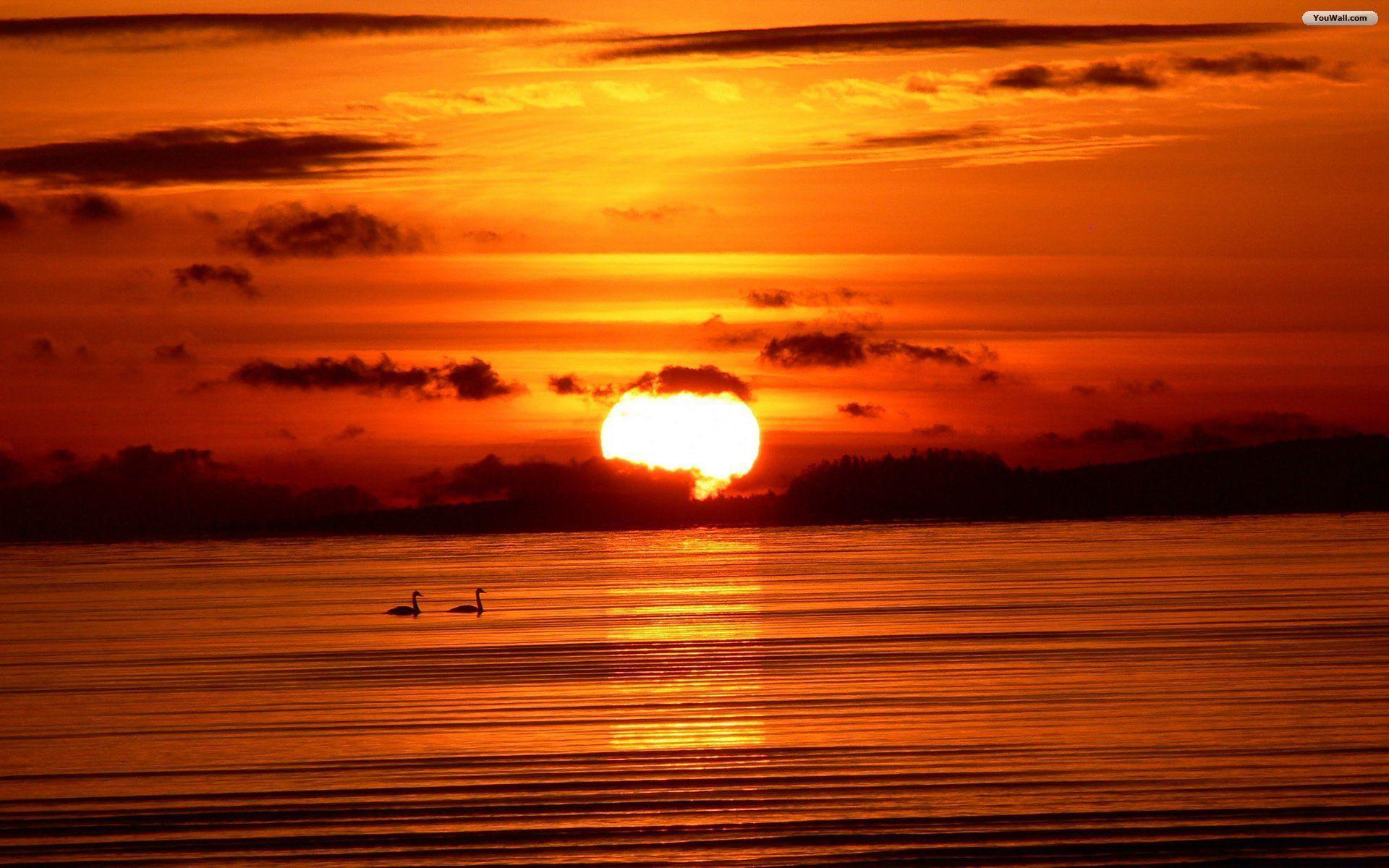 Orange Sunrise Wallpapers - Top Free Orange Sunrise Backgrounds ...