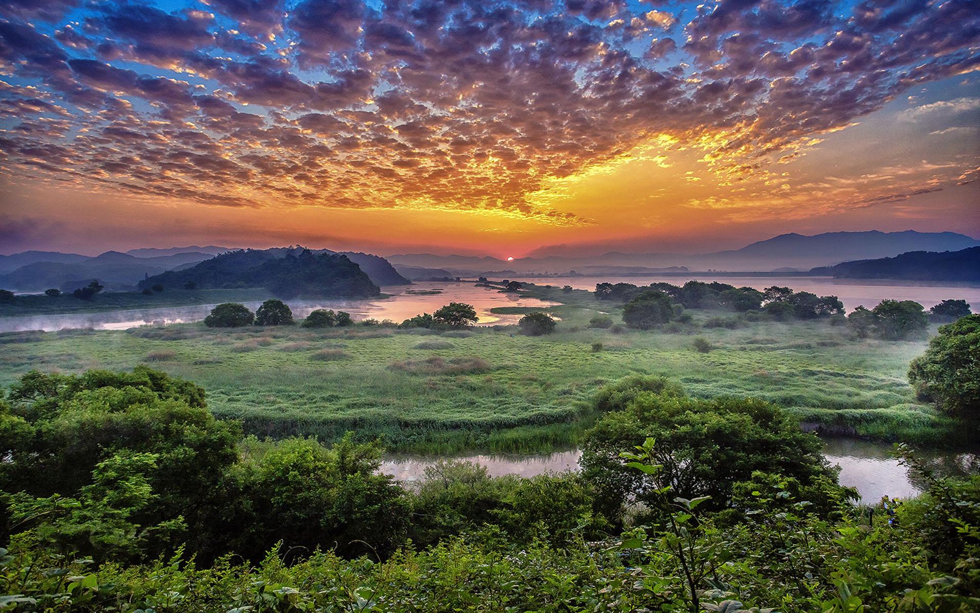 Orange Sunrise Wallpapers - Top Free Orange Sunrise Backgrounds ...