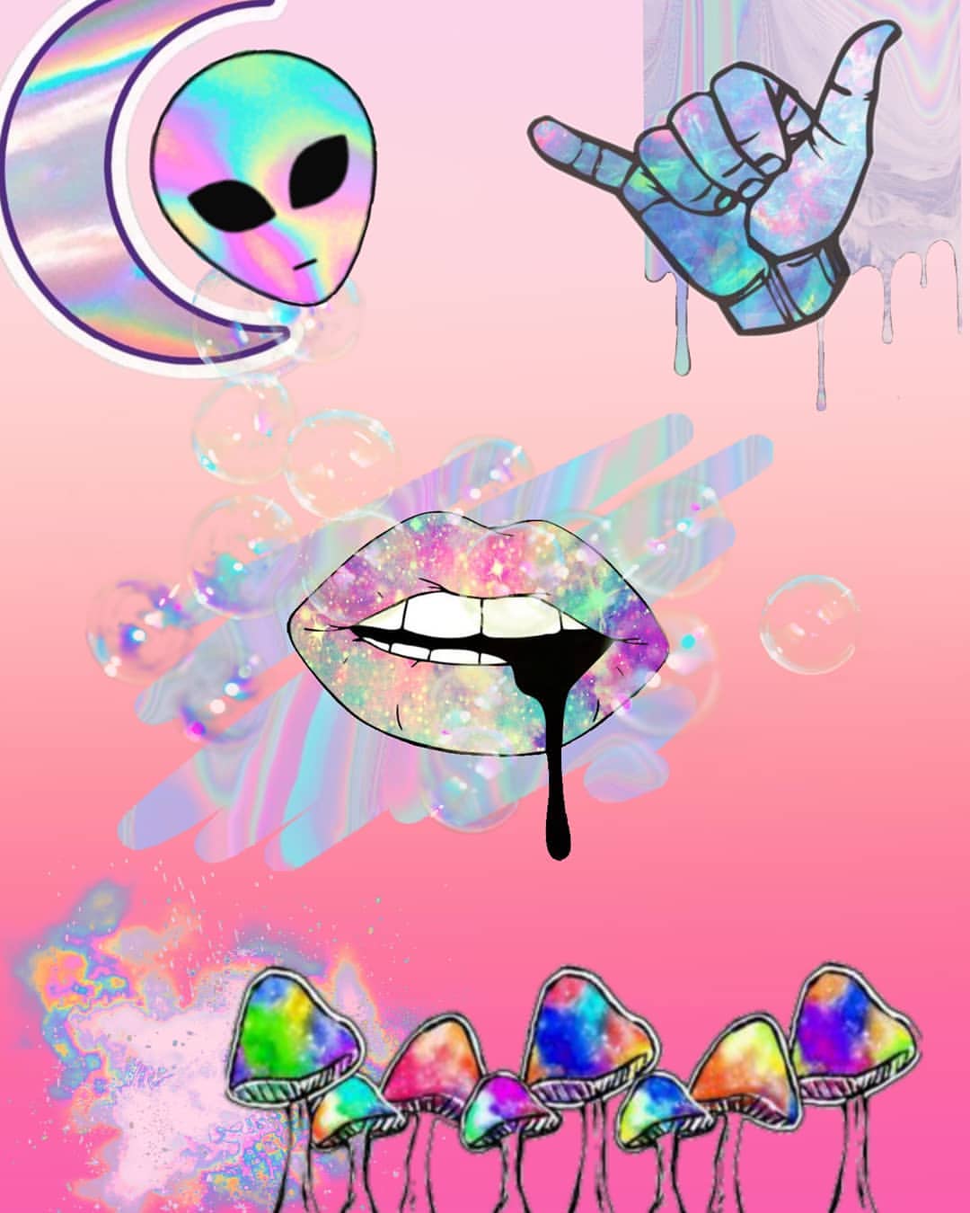 Cute Holographic Wallpapers - Top Free Cute Holographic Backgrounds ...