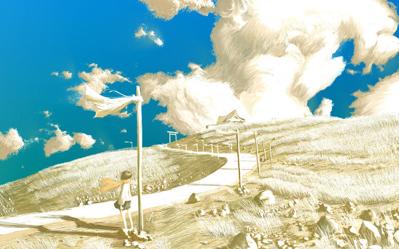 White Anime Scenery Wallpapers - Top Free White Anime Scenery ...