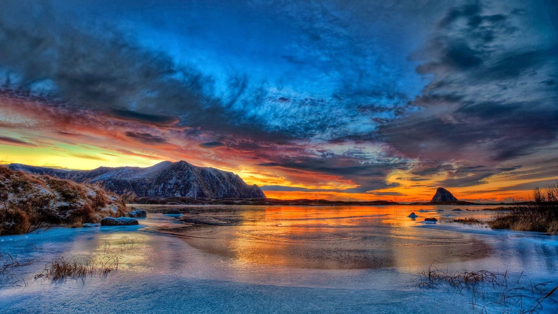 Arctic Sunset Wallpapers - Top Free Arctic Sunset Backgrounds ...