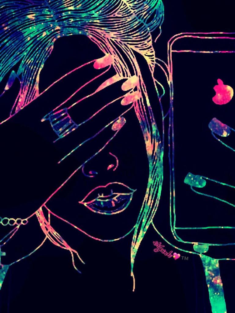Cool Girl Neon Wallpapers Top Free Cool Girl Neon Backgrounds Wallpaperaccess
