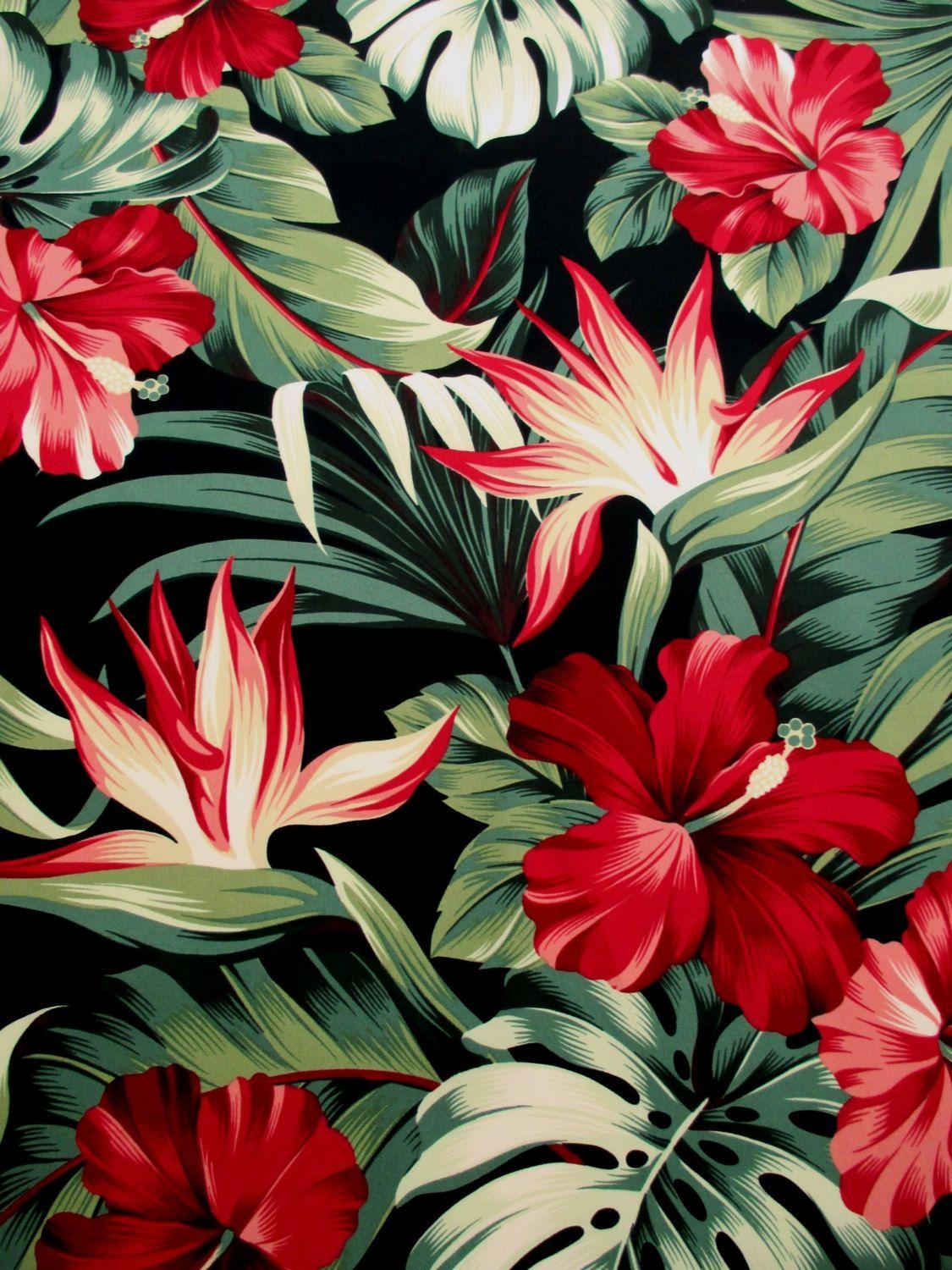 Red Hawaiian Print Wallpapers - Top Free Red Hawaiian Print Backgrounds ...