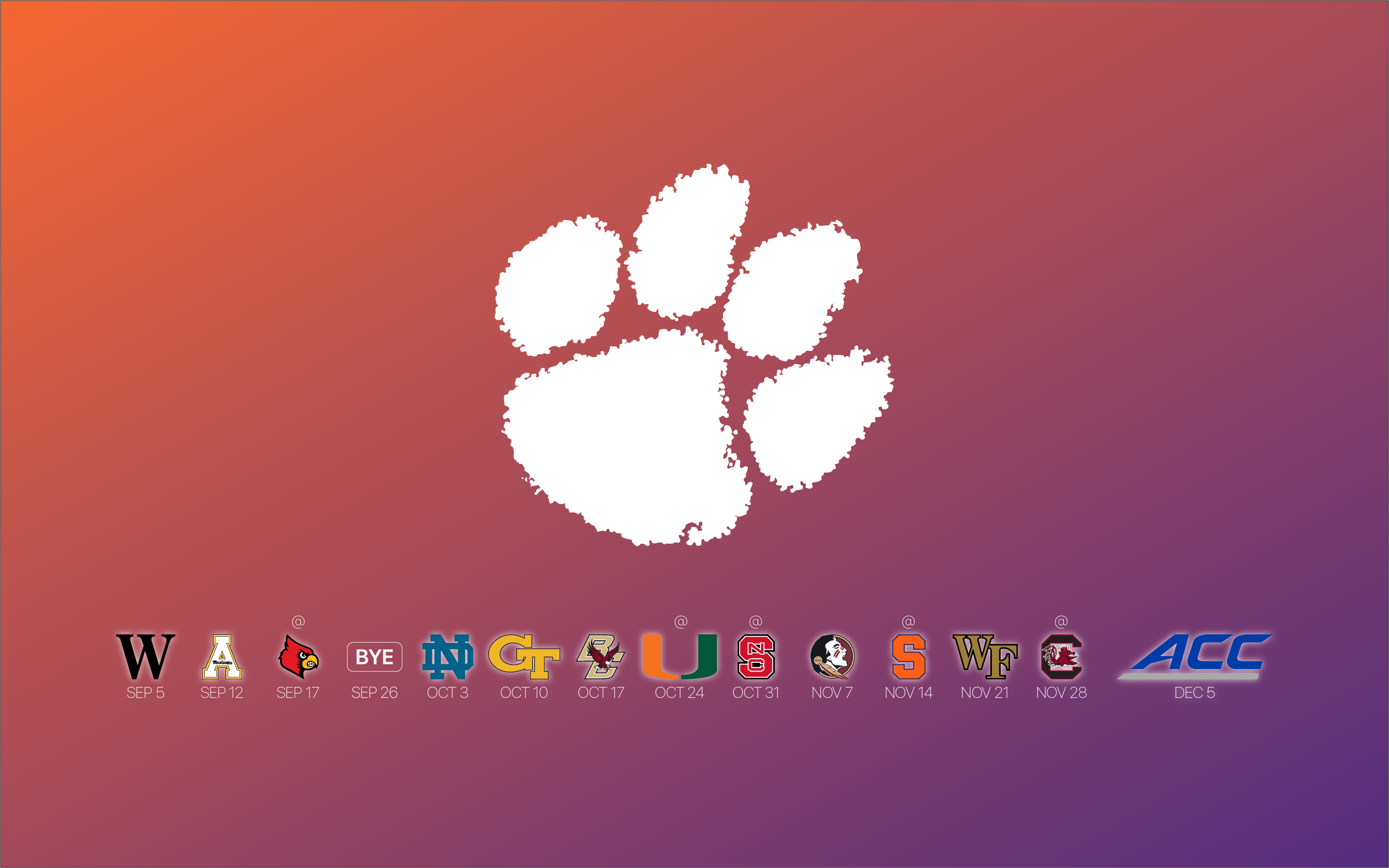 Clemson Logo Wallpapers - Top Free Clemson Logo Backgrounds ...
