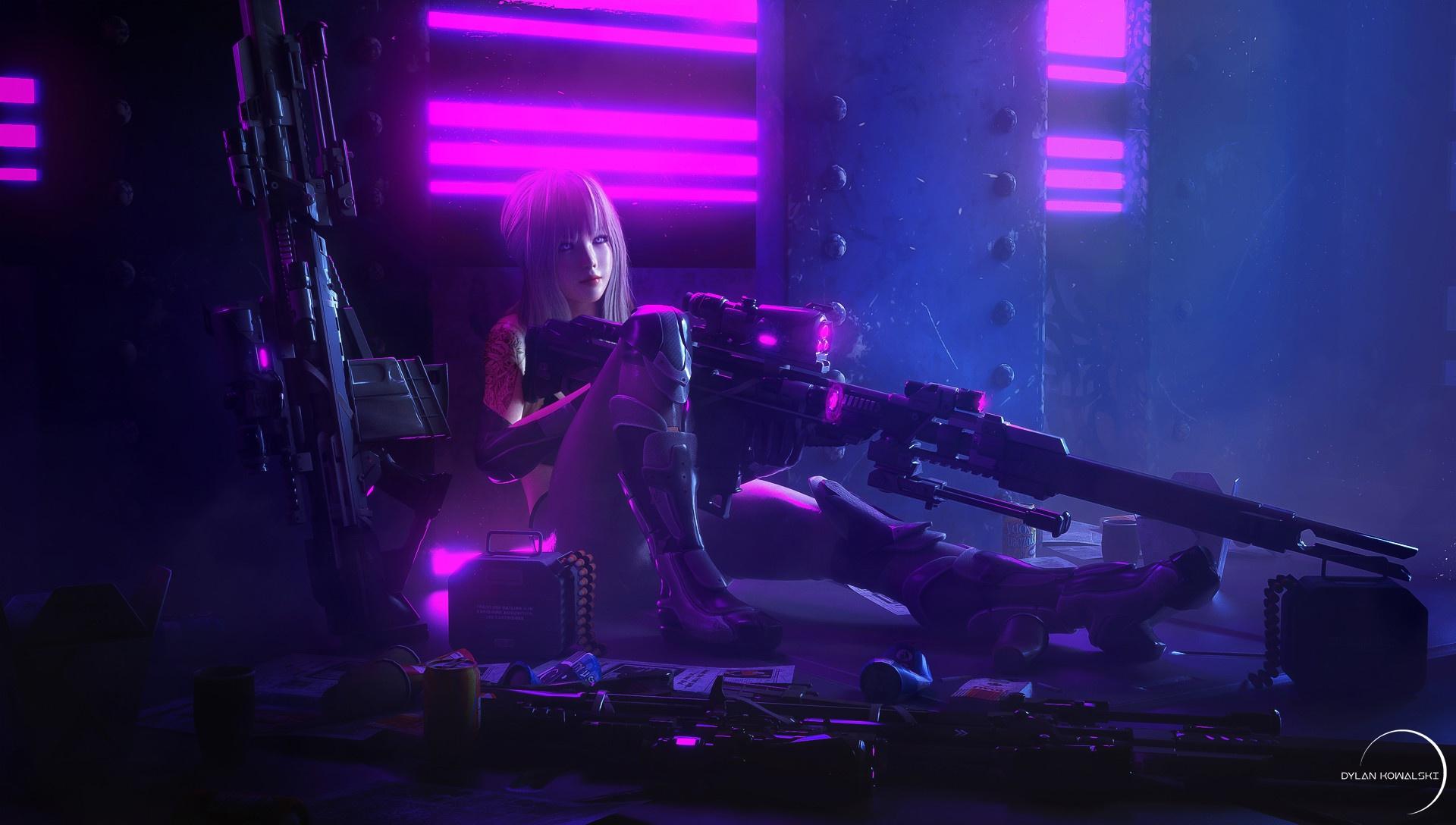 Purple Cyberpunk Wallpapers - Top Free Purple Cyberpunk Backgrounds ...