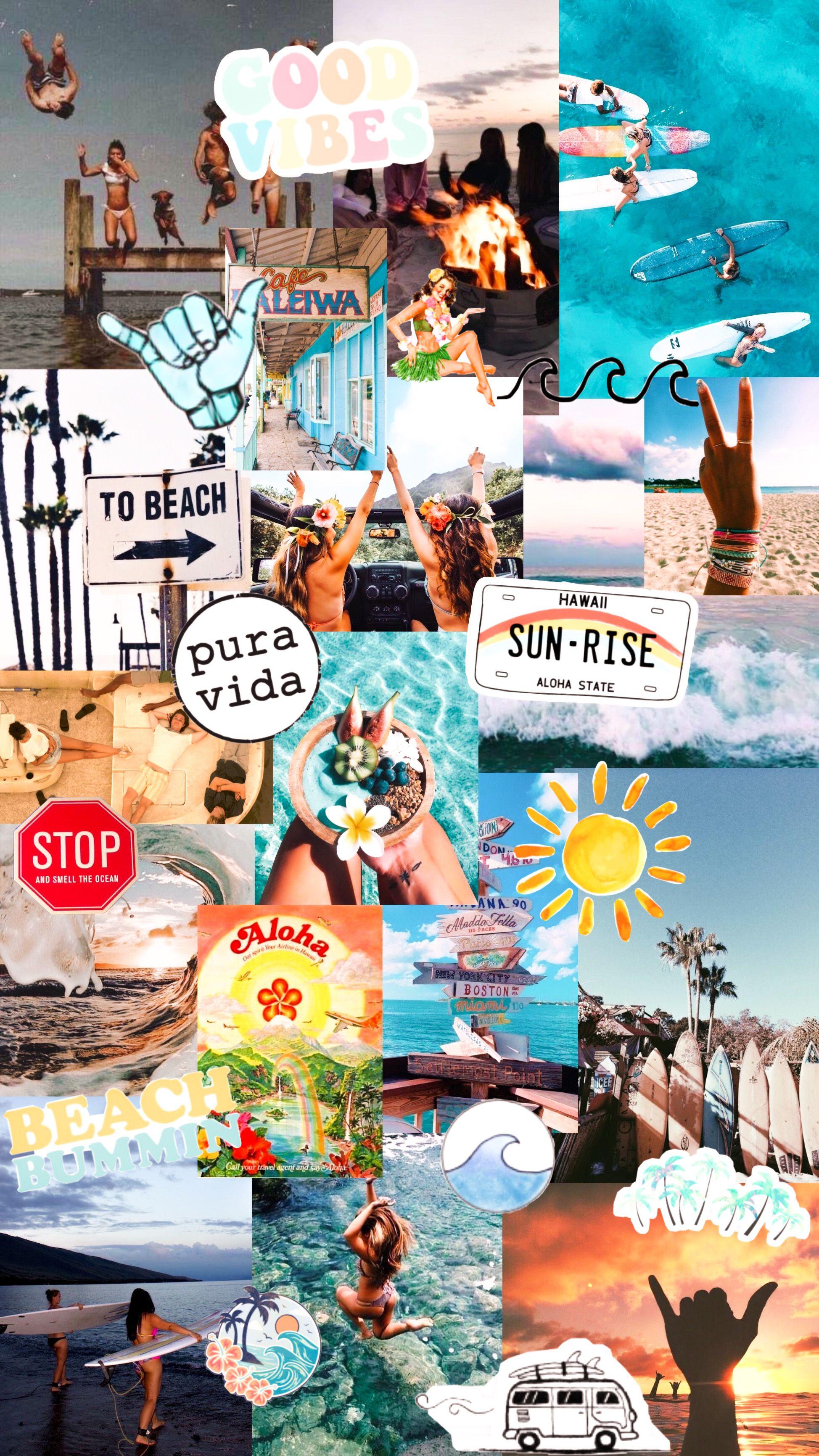 Hawaii Collage Wallpapers - Top Free Hawaii Collage Backgrounds ...