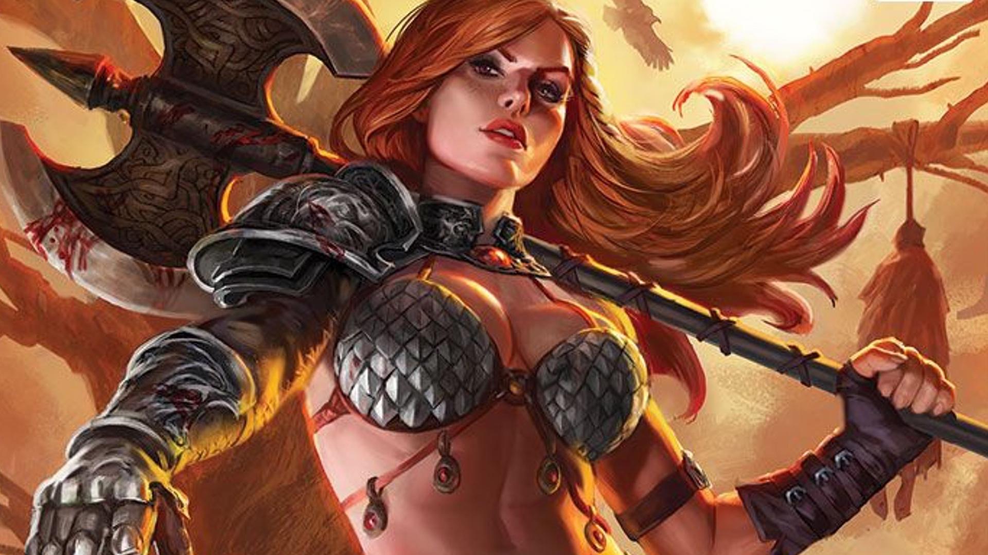 Red Sonja Wallpapers - Top Free Red Sonja Backgrounds - WallpaperAccess