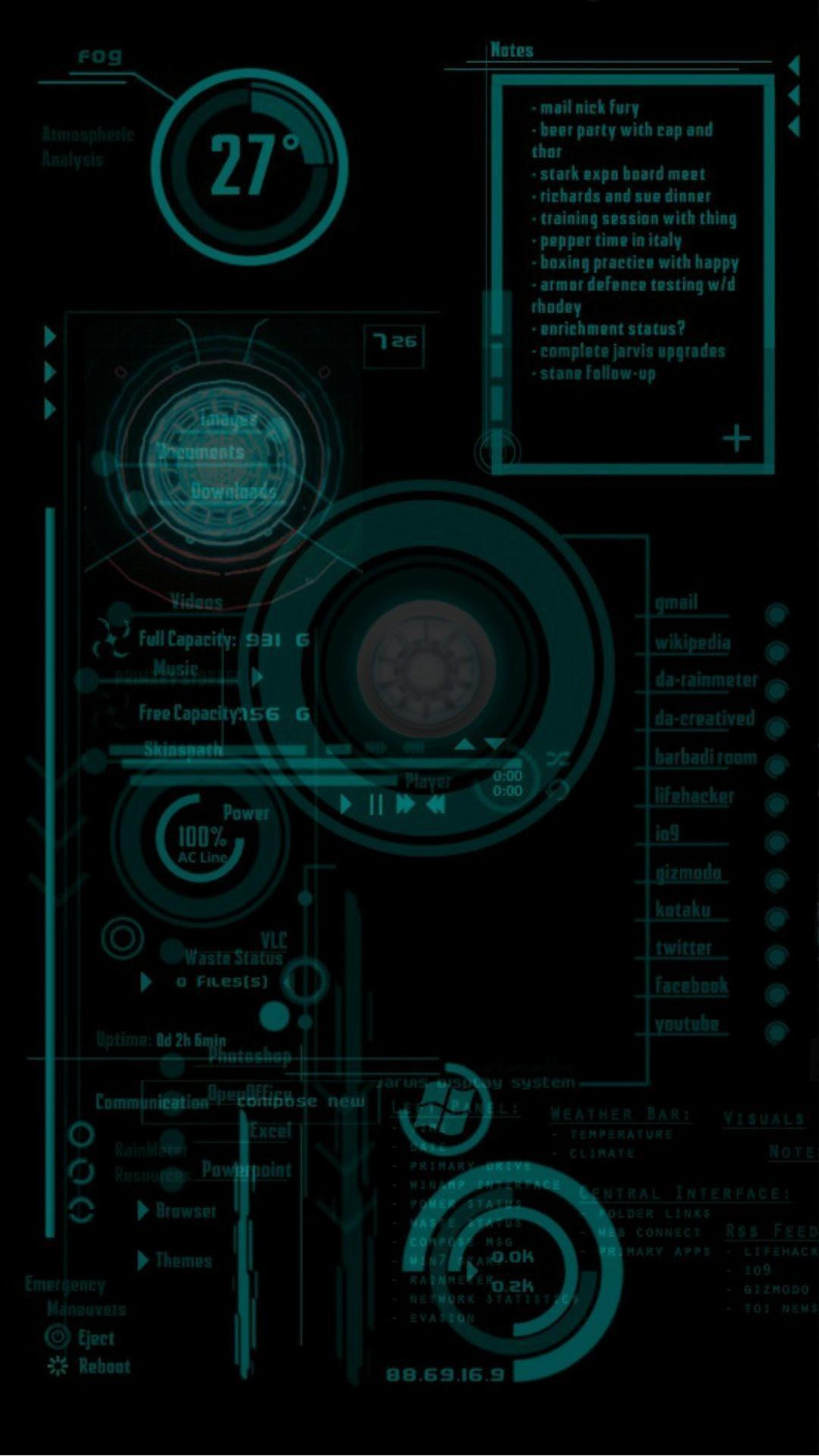 Jarvis Phone Wallpapers - Top Free Jarvis Phone Backgrounds ...