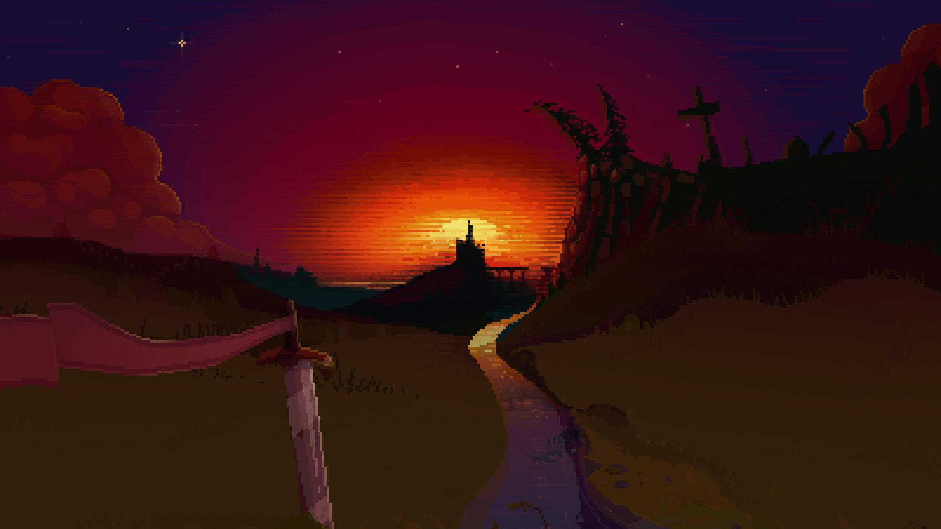 Pixel Sunset Wallpapers - Top Free Pixel Sunset Backgrounds ...