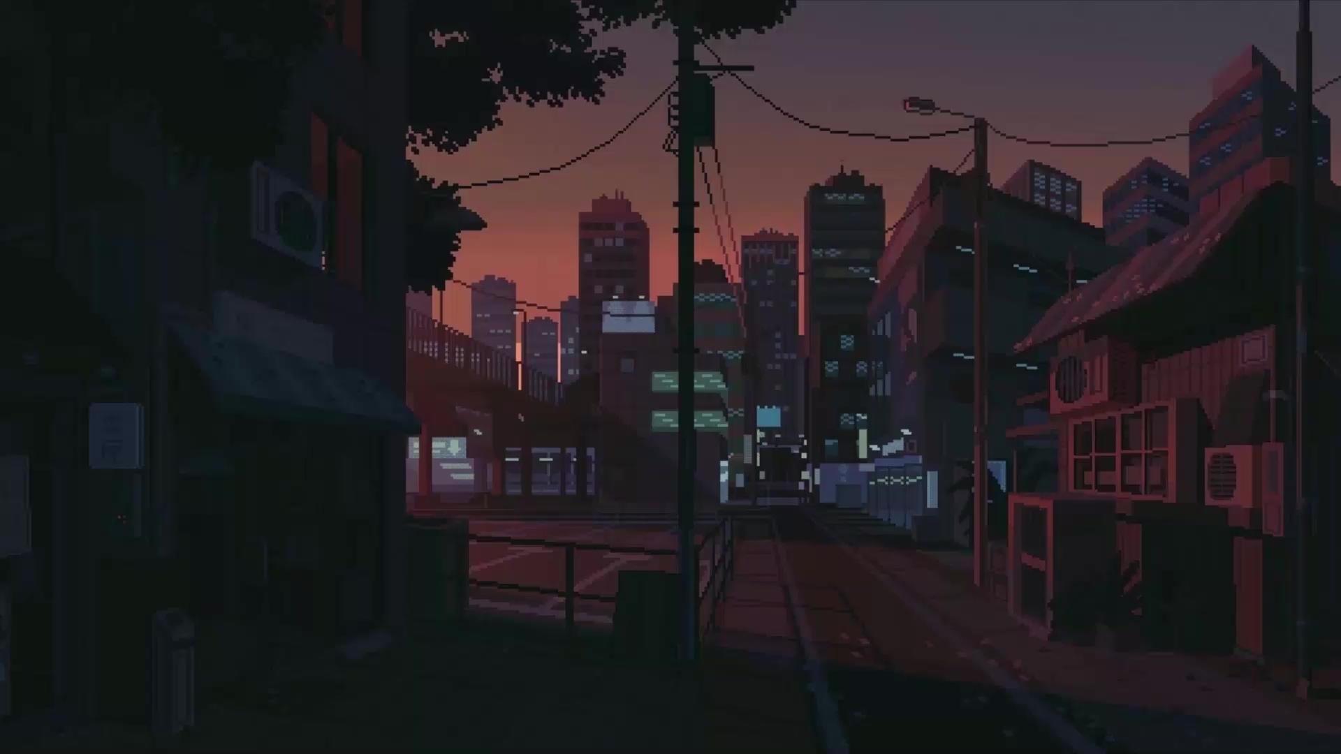 Pixel Sunset Wallpapers - Top Free Pixel Sunset Backgrounds ...