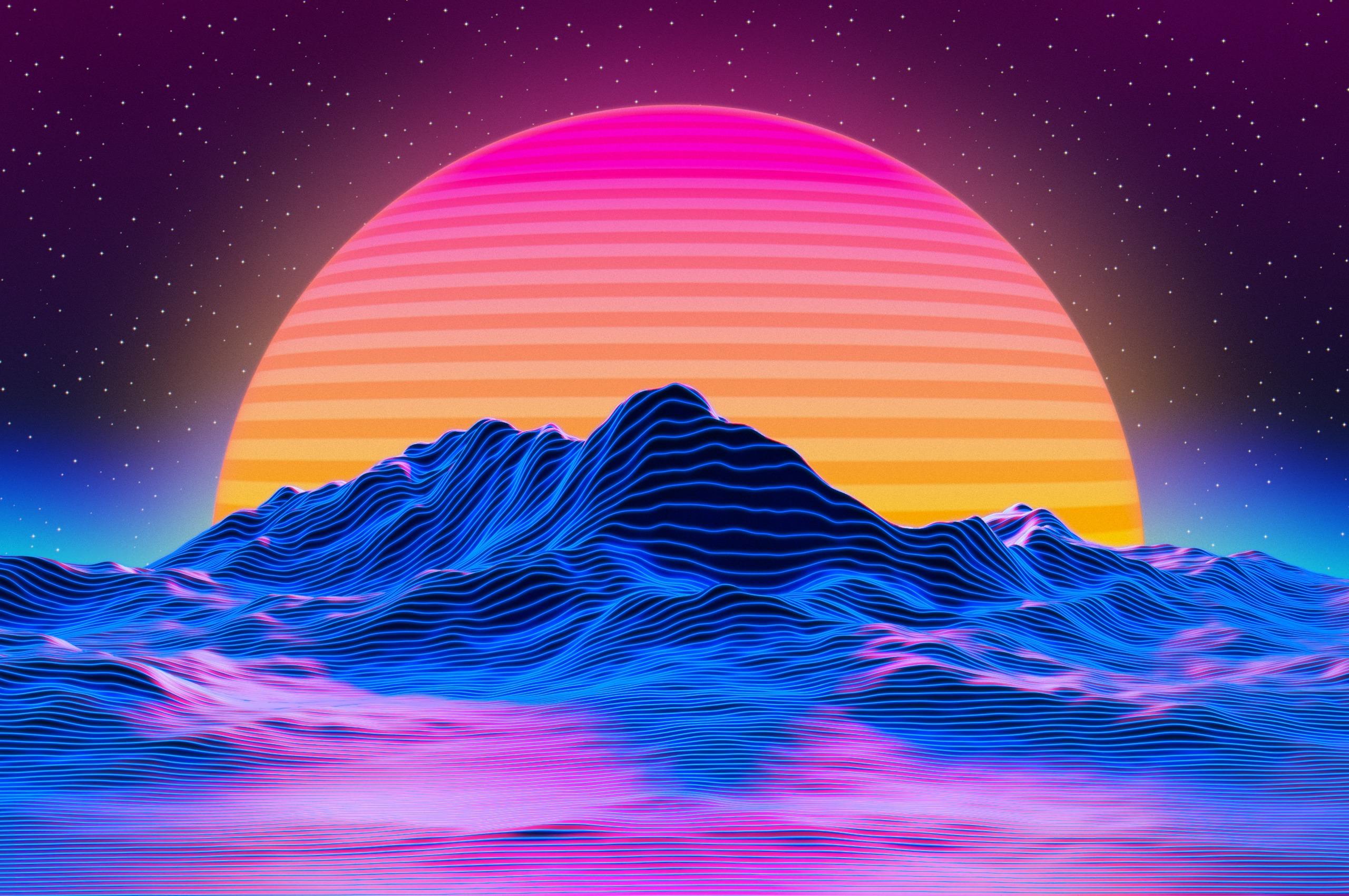 Pixel Sunset Wallpapers - Top Free Pixel Sunset Backgrounds ...