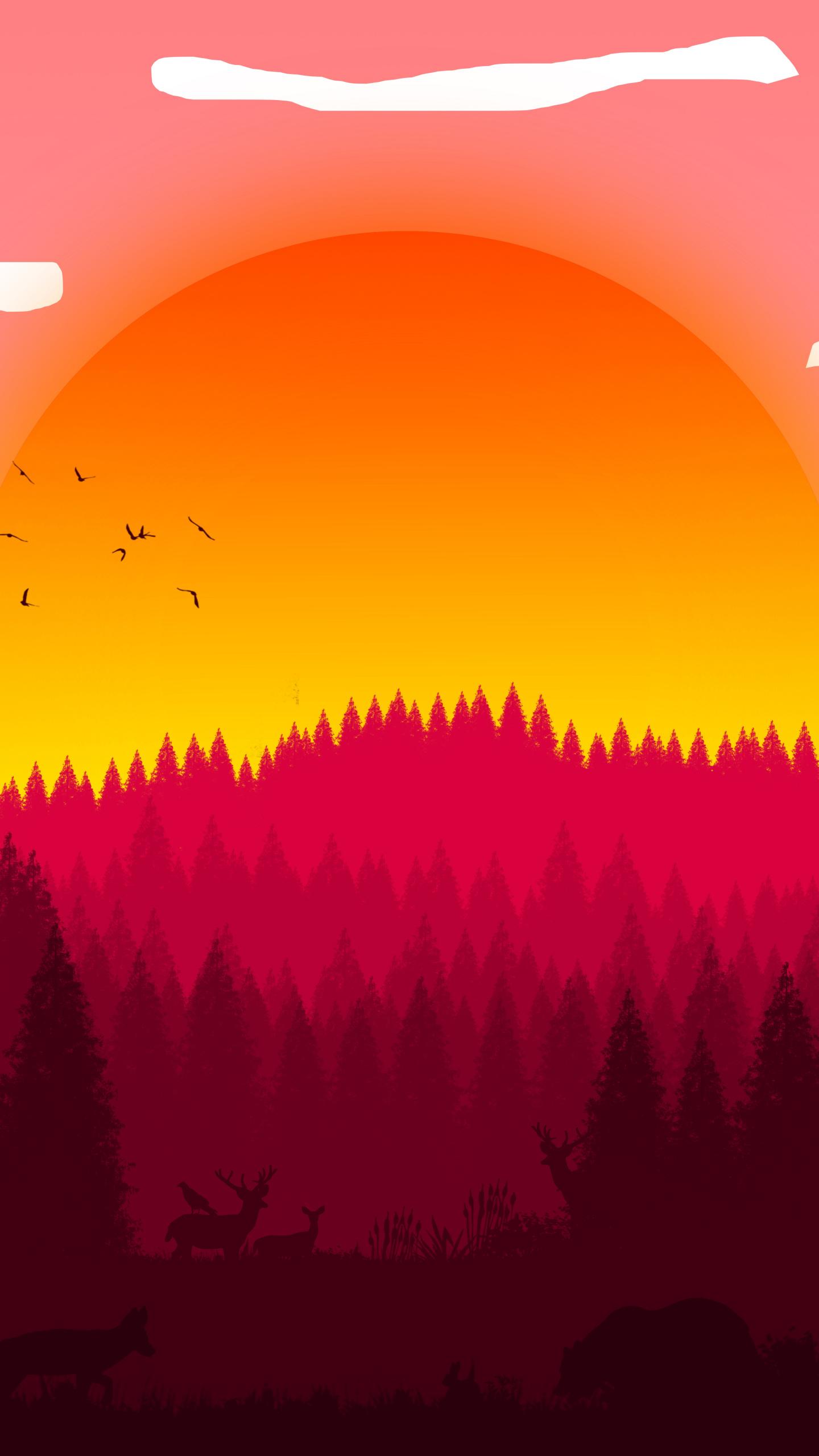 Pixel Sunset Wallpapers - Top Free Pixel Sunset Backgrounds ...