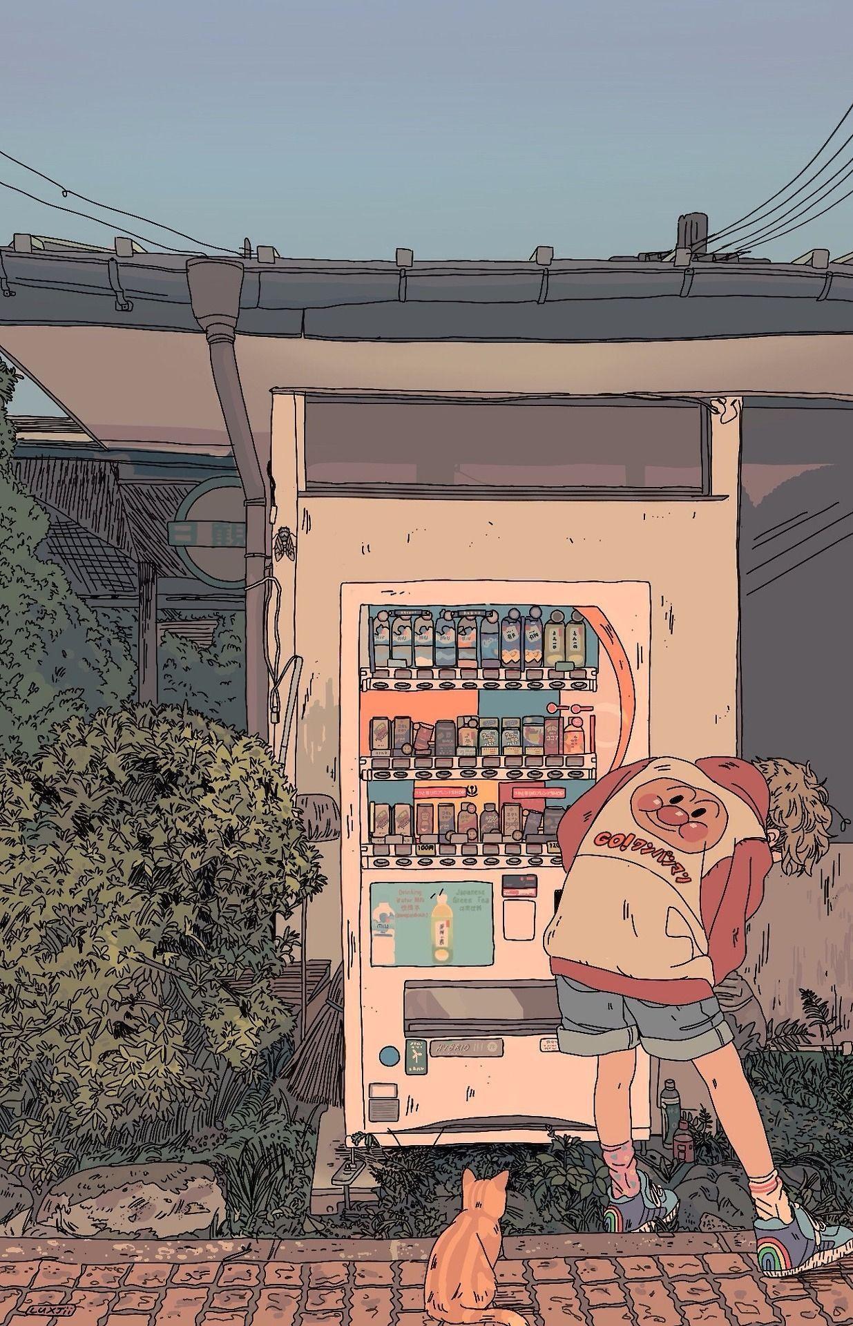 Anime Vending Machine Wallpapers - Top Free Anime Vending Machine ...