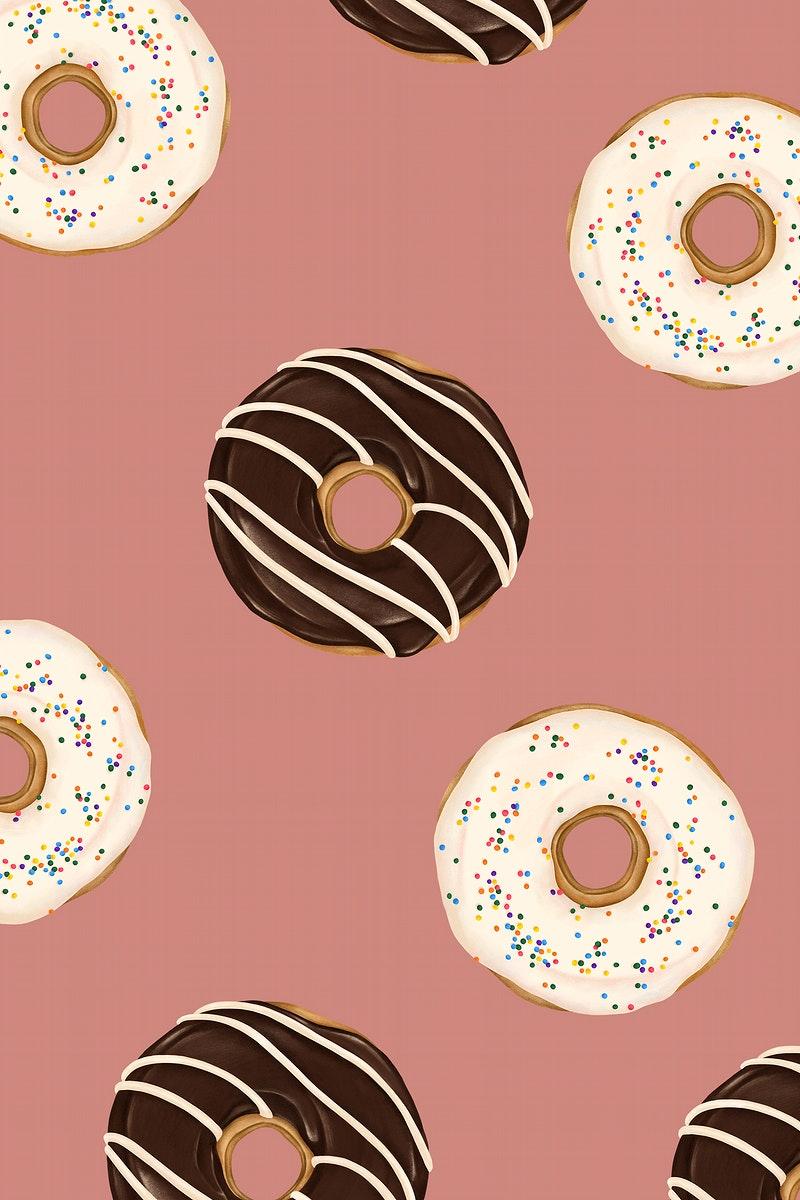 Donut Pattern Wallpapers - Top Free Donut Pattern Backgrounds ...
