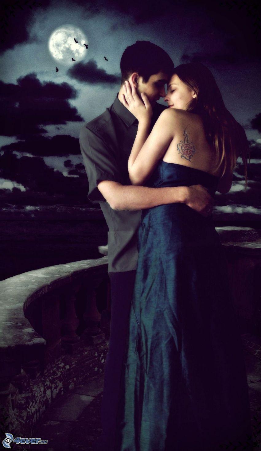 Love Couples Moon Wallpapers - Top Free Love Couples Moon Backgrounds ...