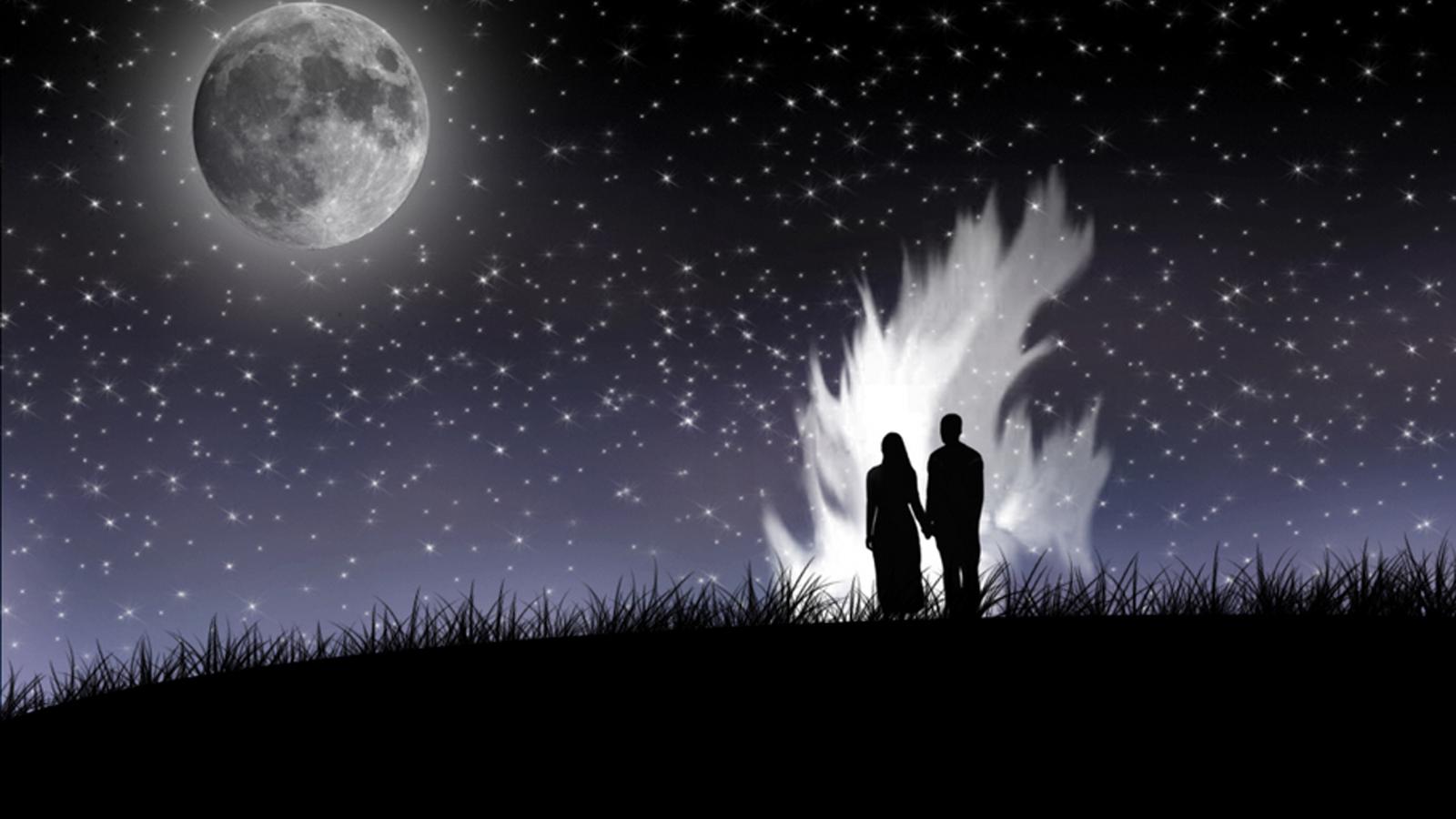 Love Couples Moon Wallpapers - Top Free Love Couples Moon Backgrounds ...