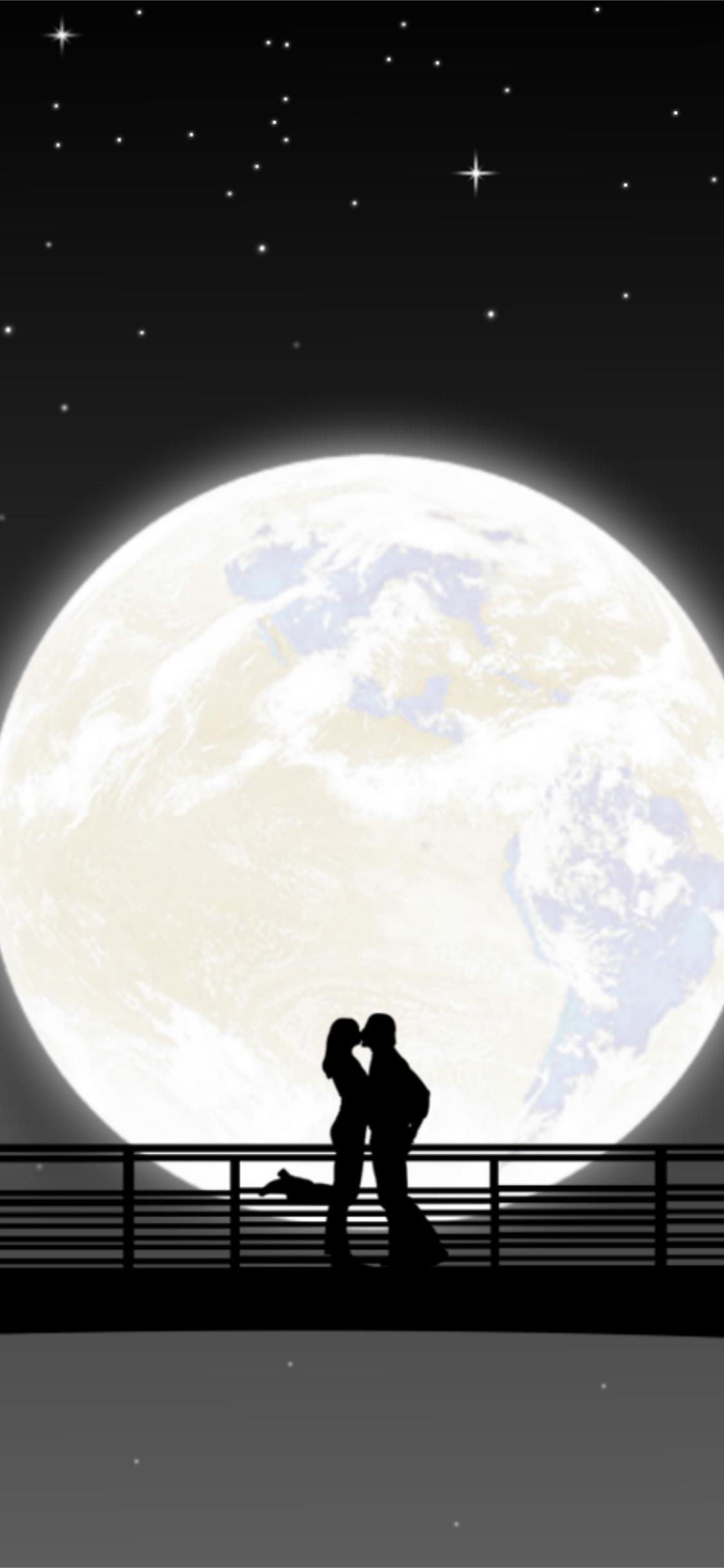 Love Couples Moon Wallpapers - Top Free Love Couples Moon Backgrounds ...