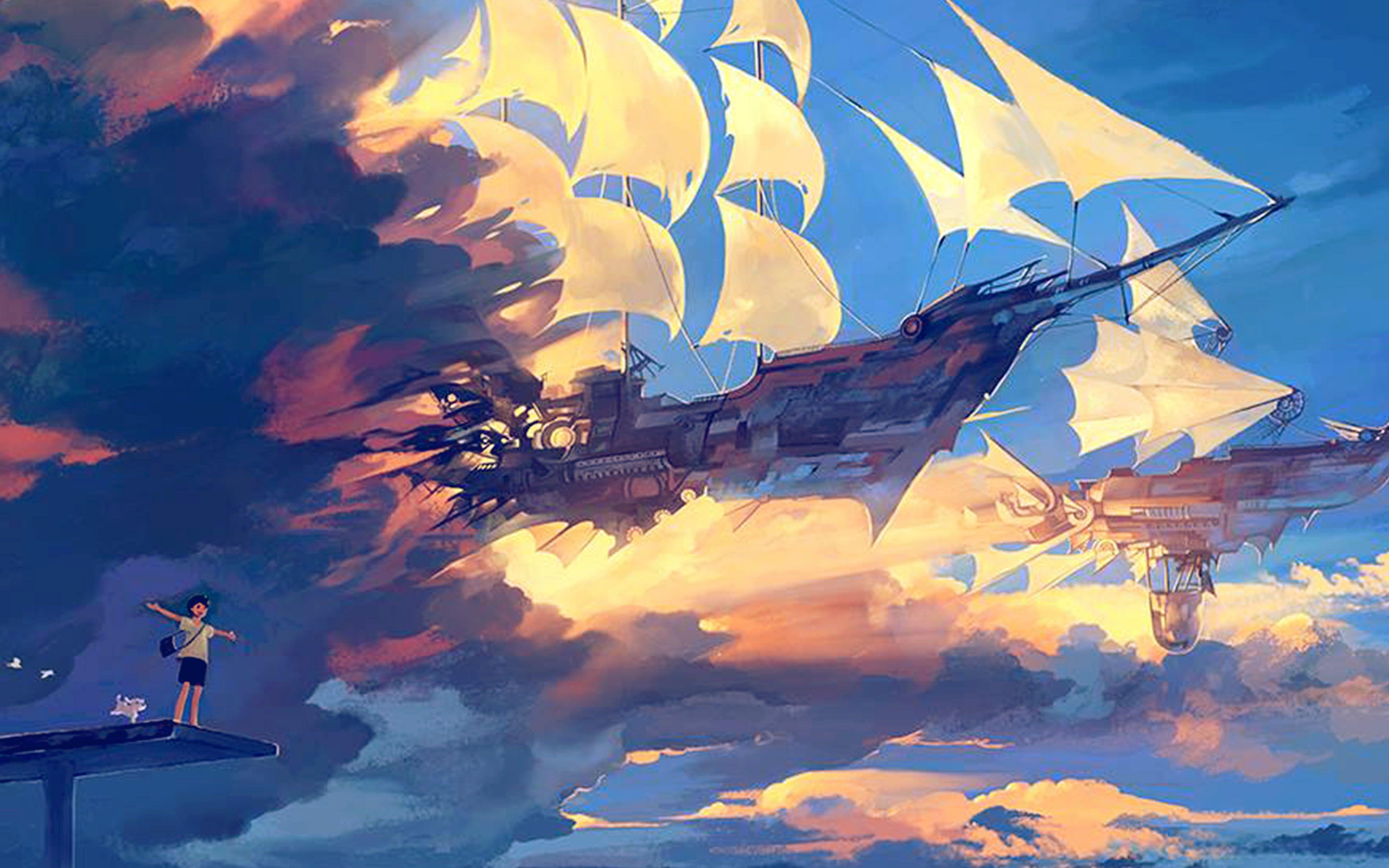Flying Anime Wallpapers - Top Free Flying Anime Backgrounds ...