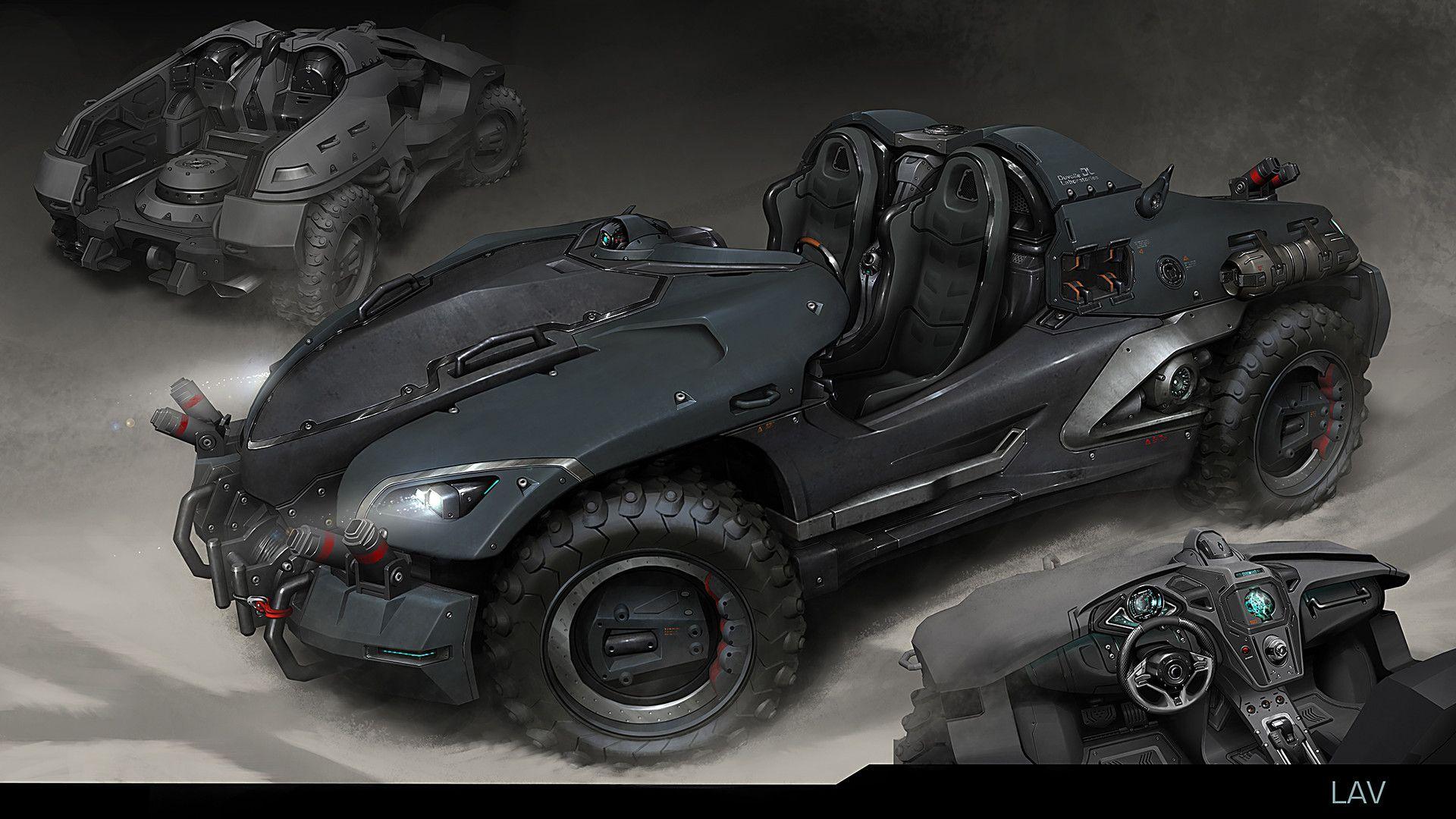 Sci Fi Car Wallpapers - Top Free Sci Fi Car Backgrounds - WallpaperAccess