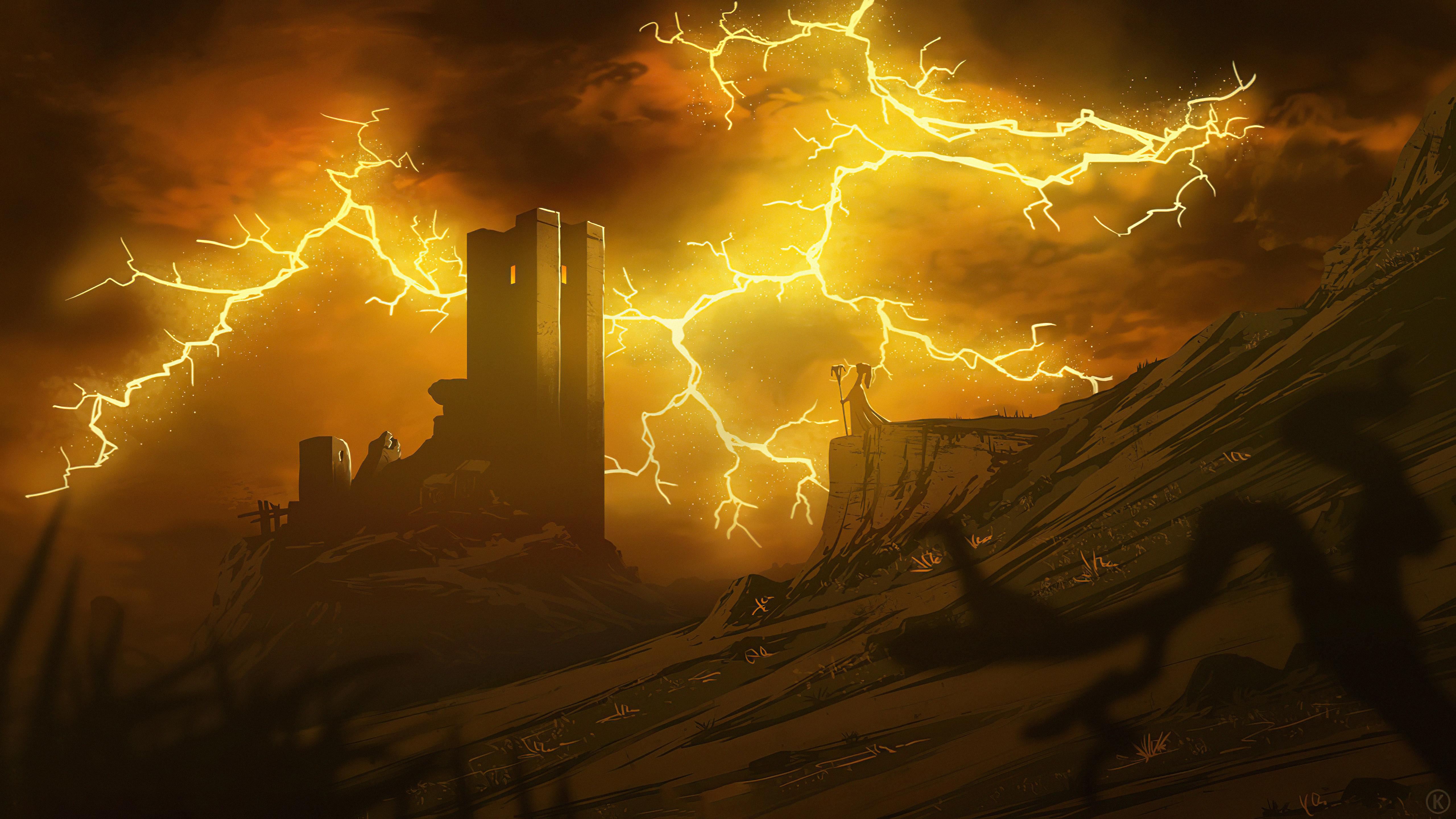 Yellow Lightning 8K Wallpapers - Top Free Yellow Lightning 8K ...