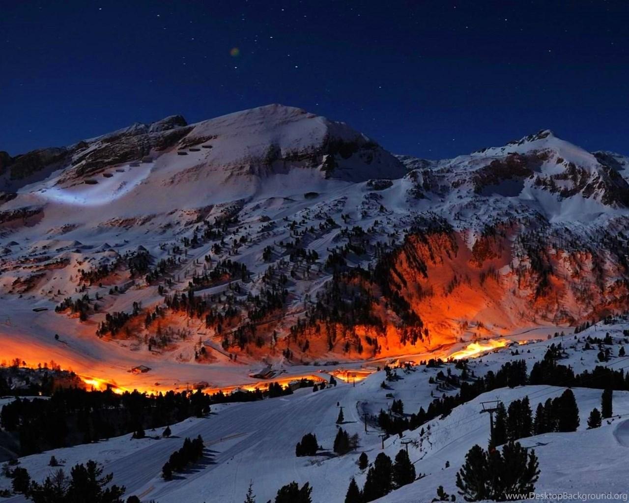 Mountain Lights Wallpapers - Top Free Mountain Lights Backgrounds ...