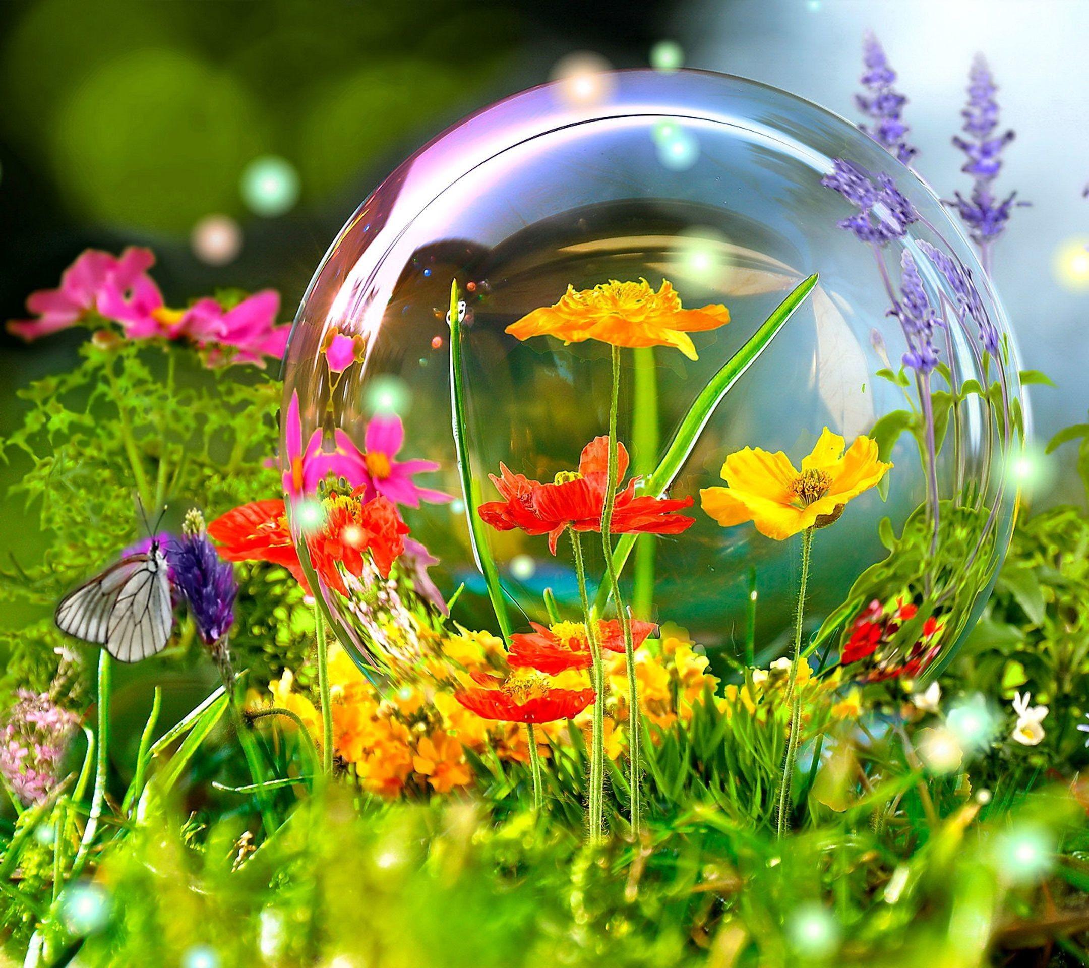 Flower Scenes Wallpapers - Top Free Flower Scenes Backgrounds ...